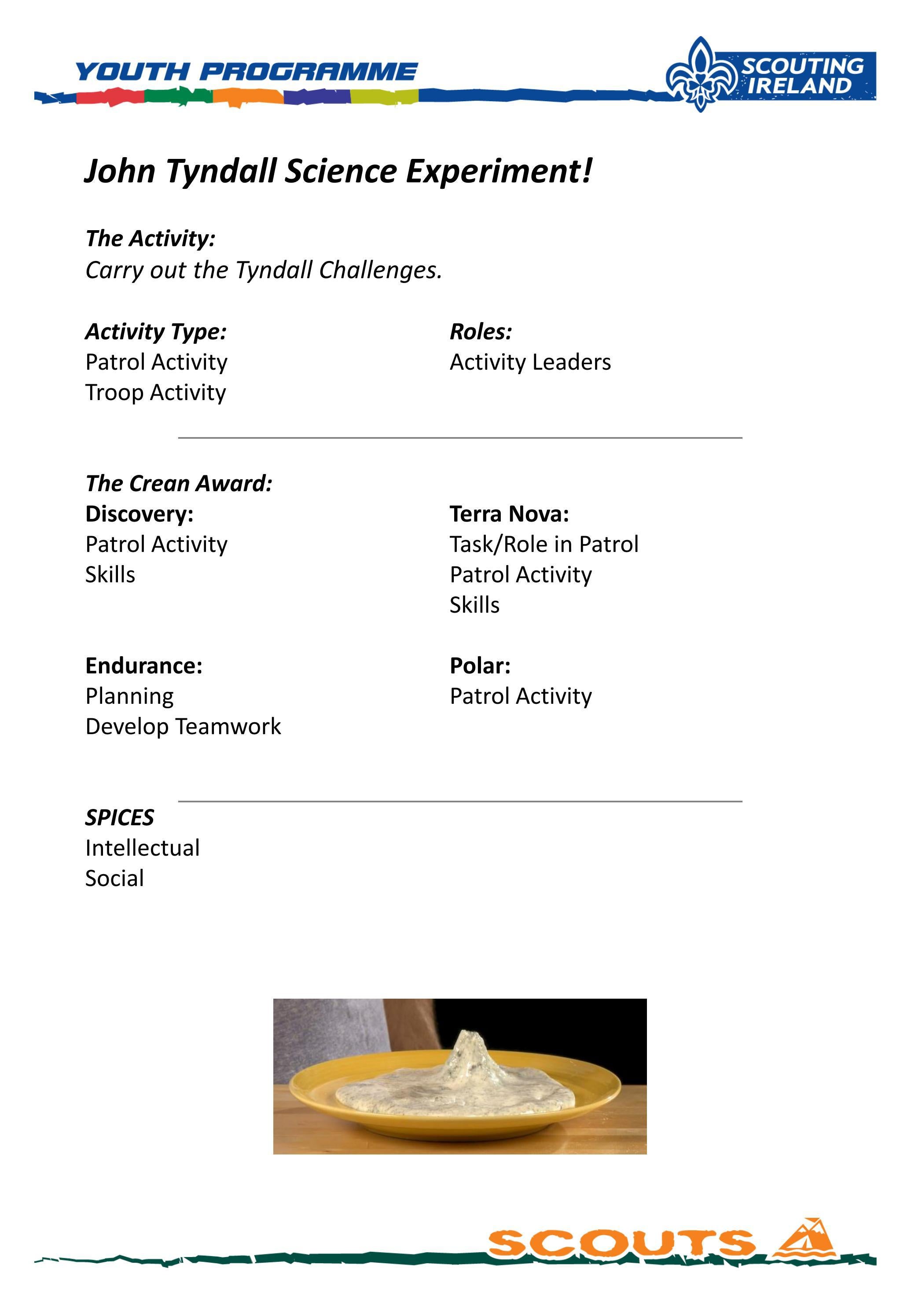 John Tyndall Science Experiment by Scouting Ireland - Issuu