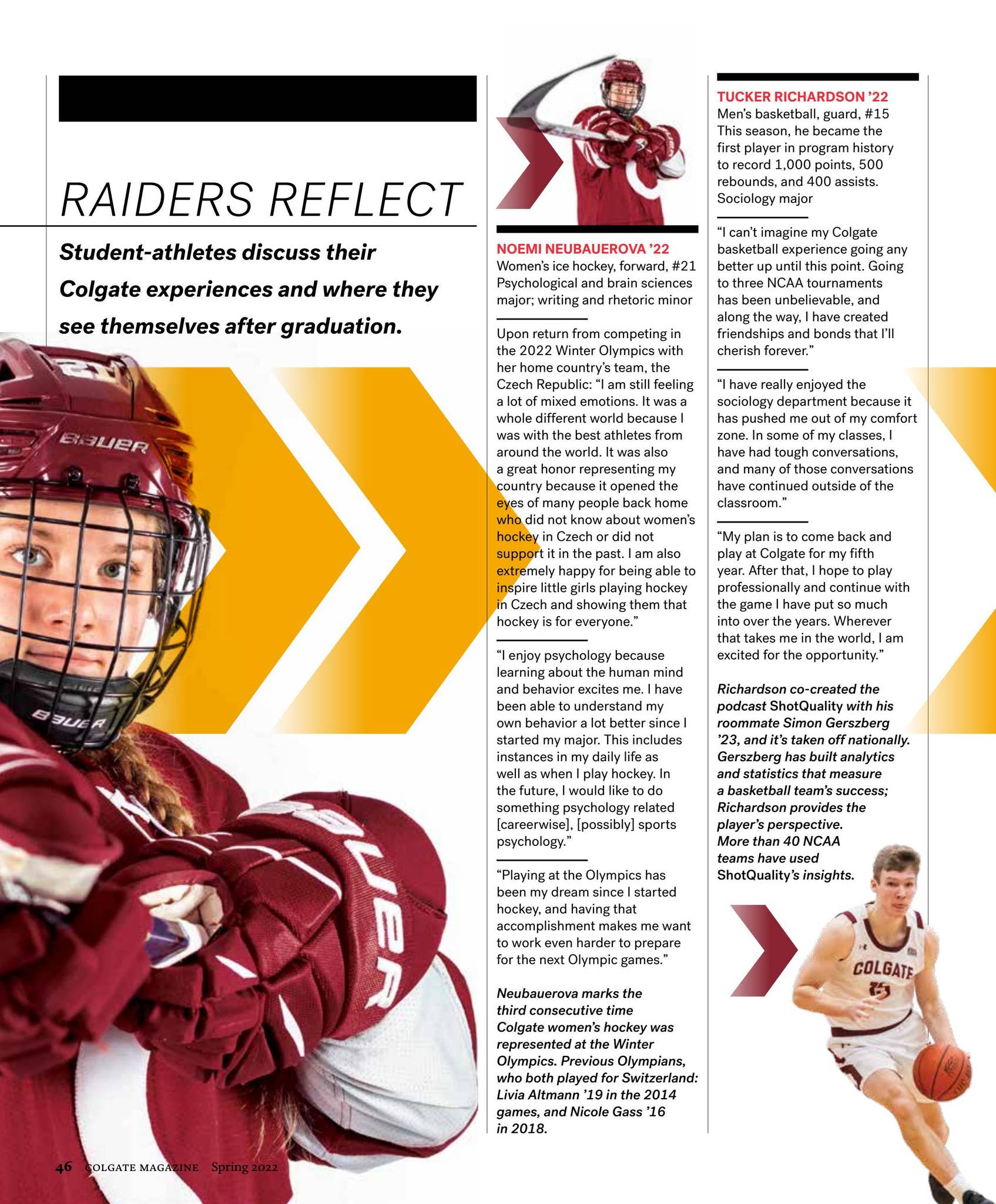 Colgate Magazine Spring 2022 by Colgate University - Issuu