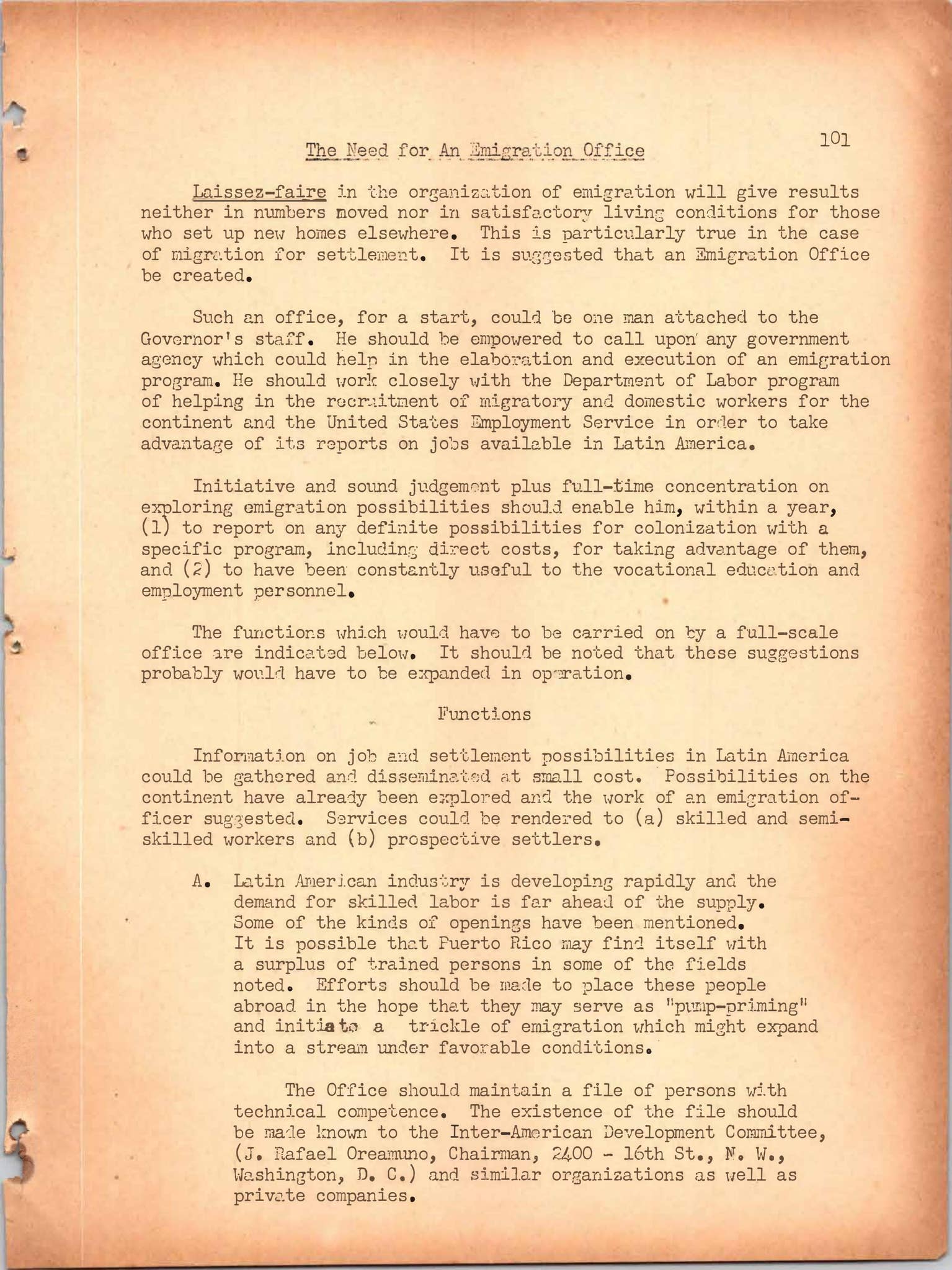Puerto Rican Emigration (1947) by La Colección Puertorriqueña - Issuu