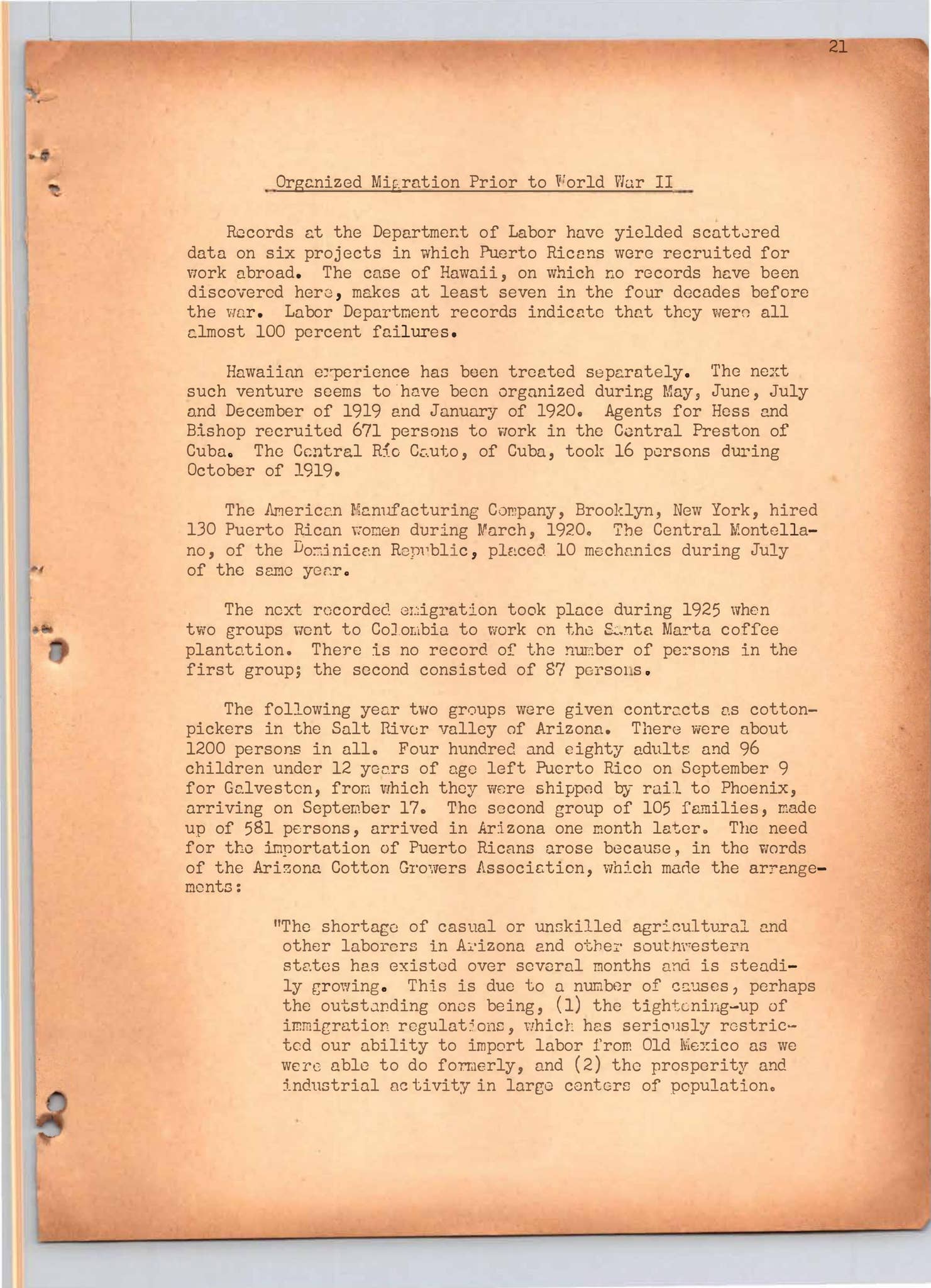 Puerto Rican Emigration (1947) by La Colección Puertorriqueña - Issuu