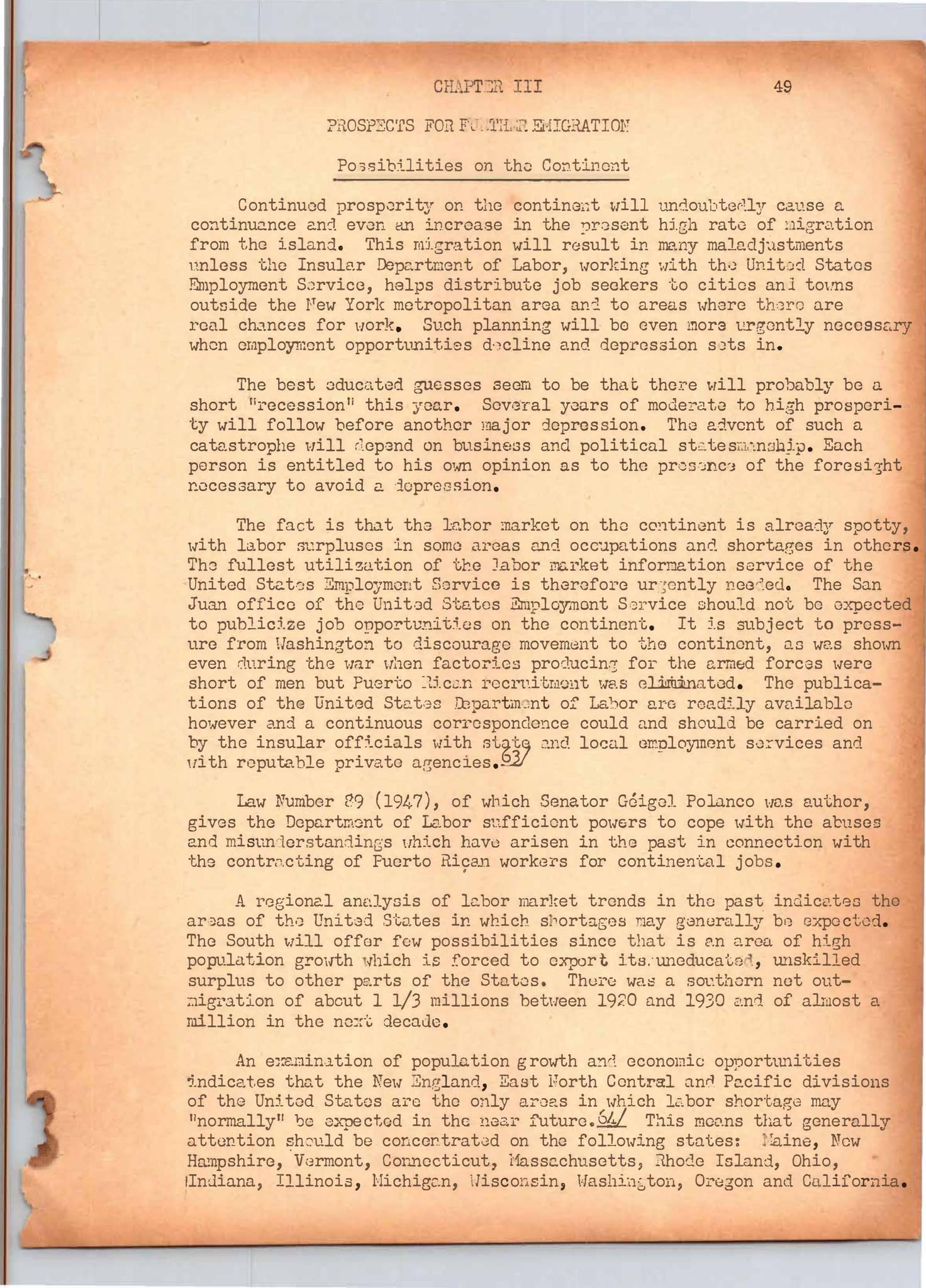 Puerto Rican Emigration (1947) by La Colección Puertorriqueña - Issuu