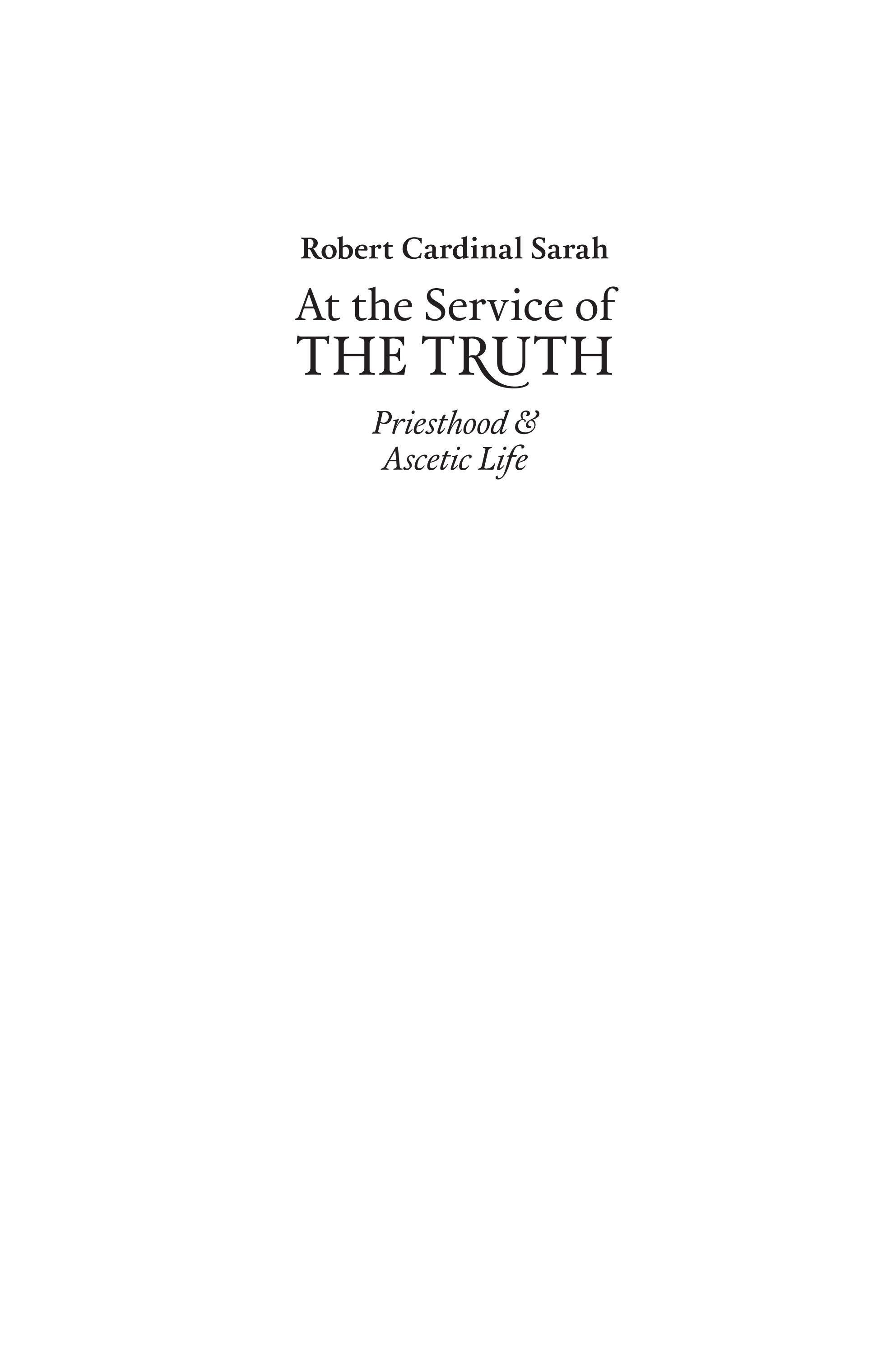 At the Service of the Truth by Catholic Truth Society - Issuu