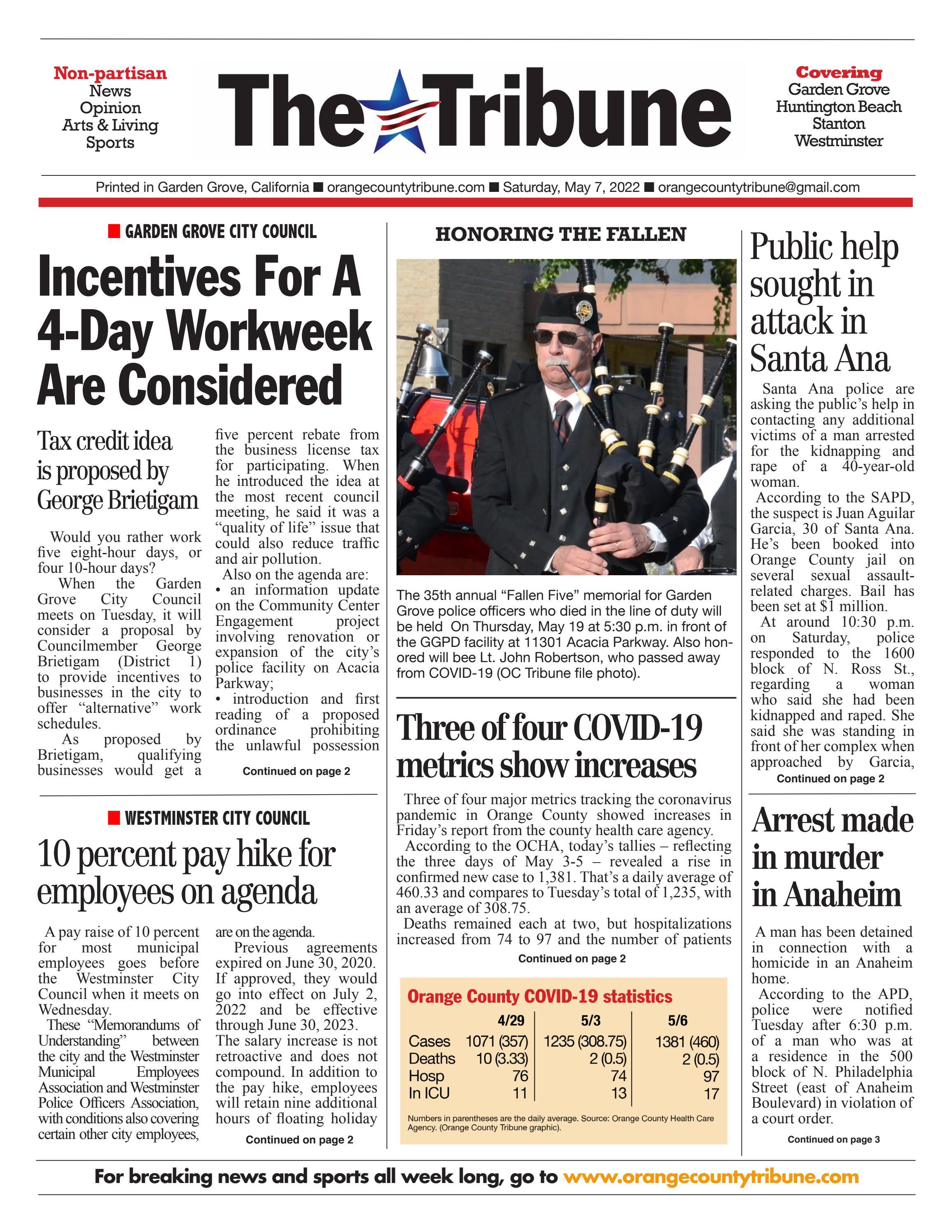 The Orange County Tribune May 7, 2022 by orangecountytribune - Issuu