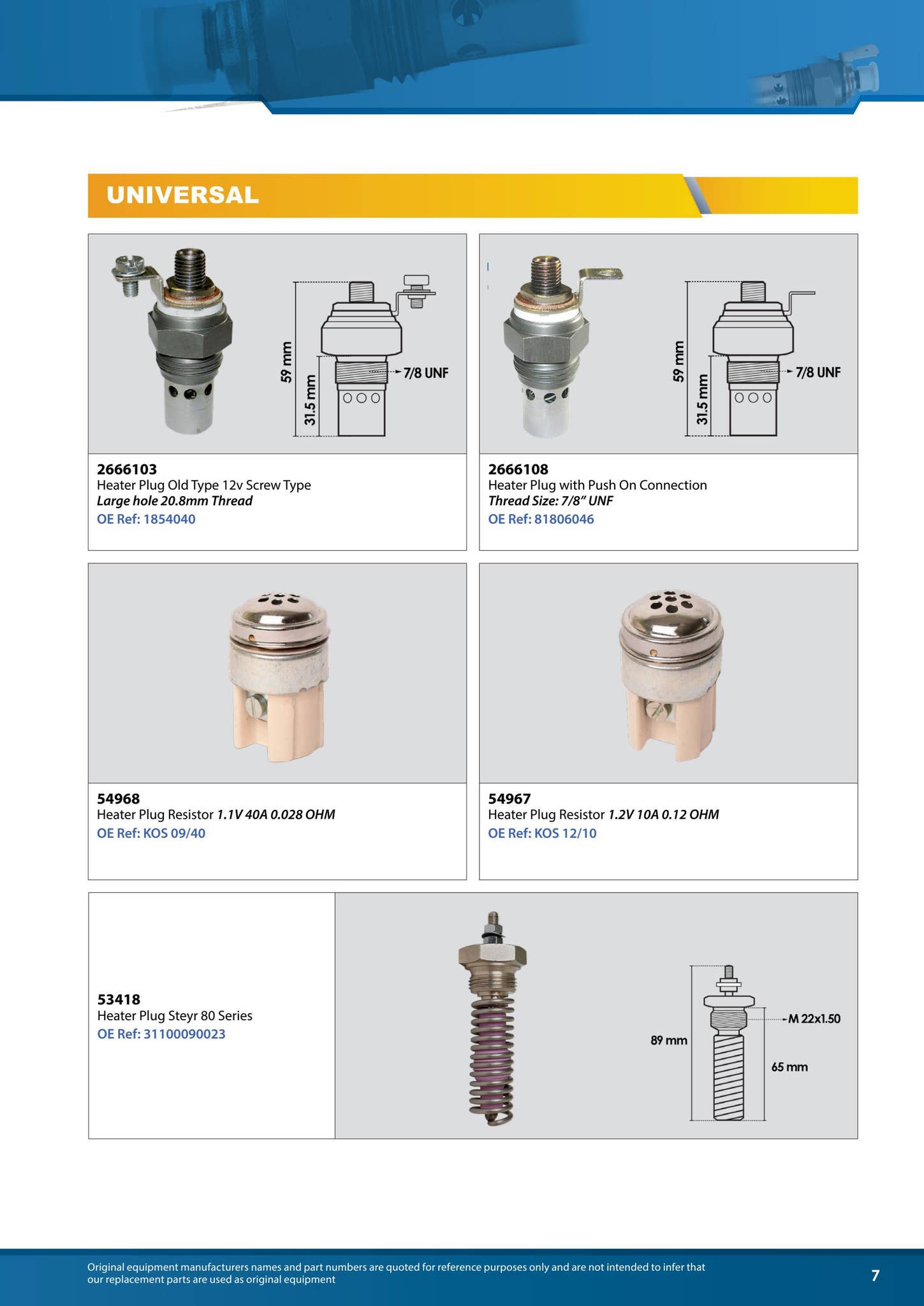 QTP Heater Plugs by Quality Tractor Parts - Issuu