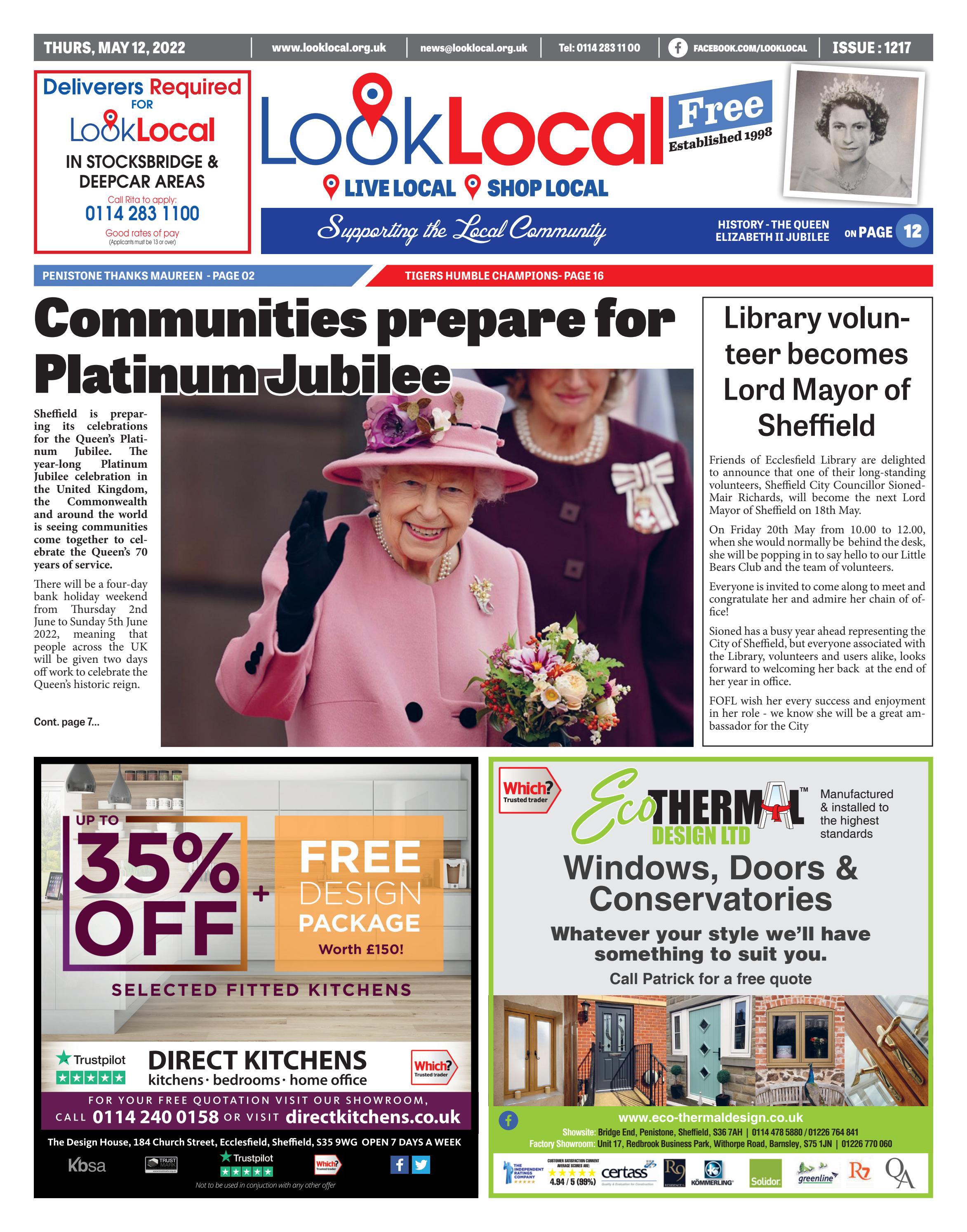 Issue 1217 Thursday 12 May 2022 by Look Local Newspaper - Issuu