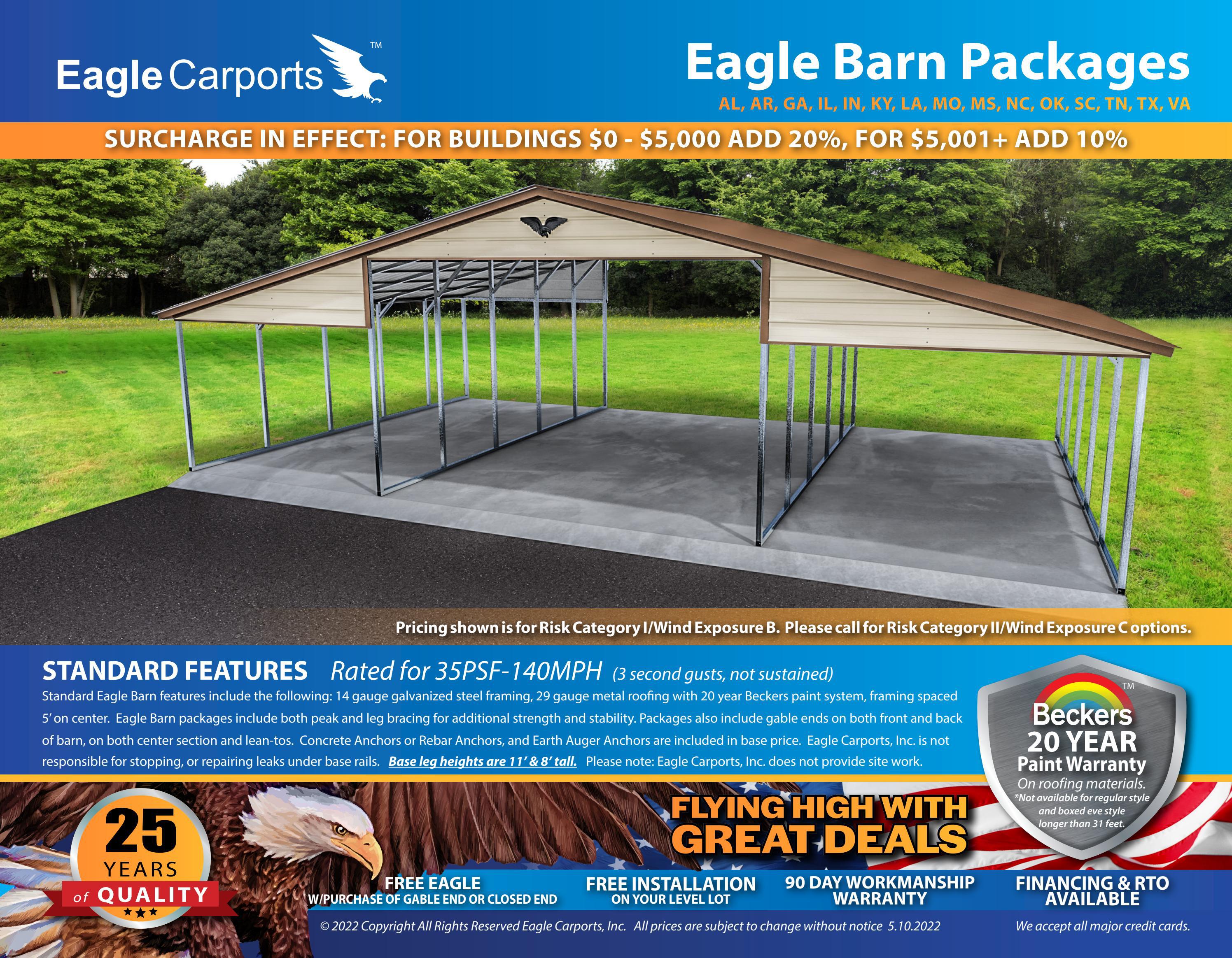 Blue Eagle Barn 5.10.2022 by Eagle Carports - Issuu
