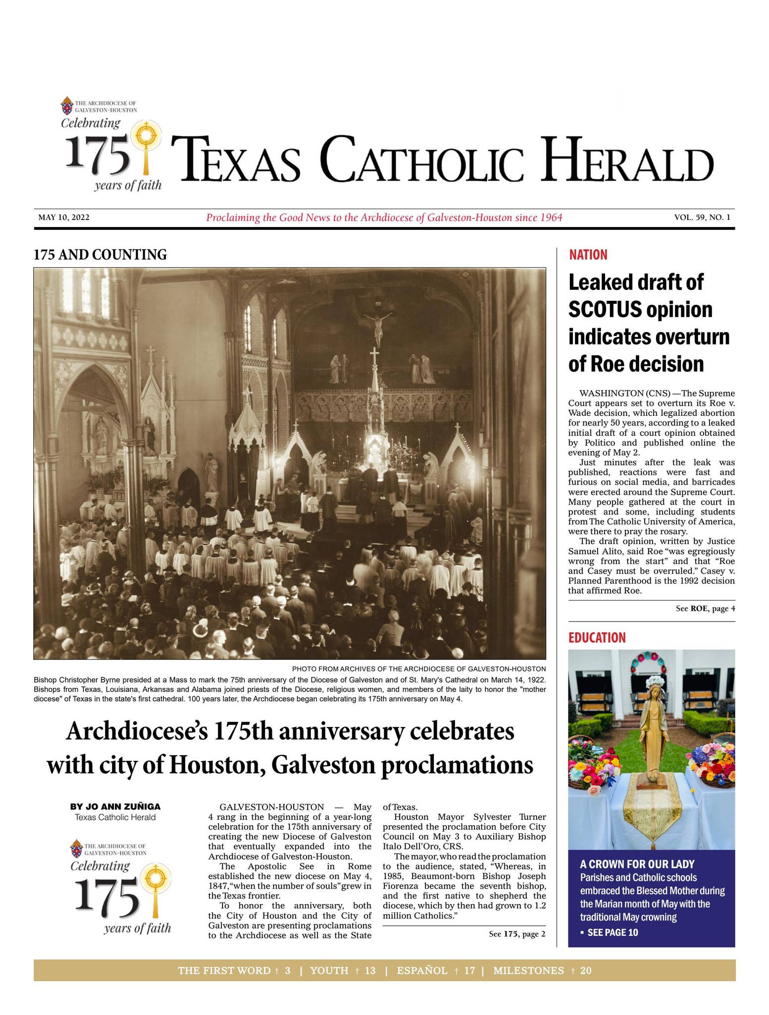 Texas Catholic Herald - May 10, 2022 by Texas Catholic Herald - Issuu