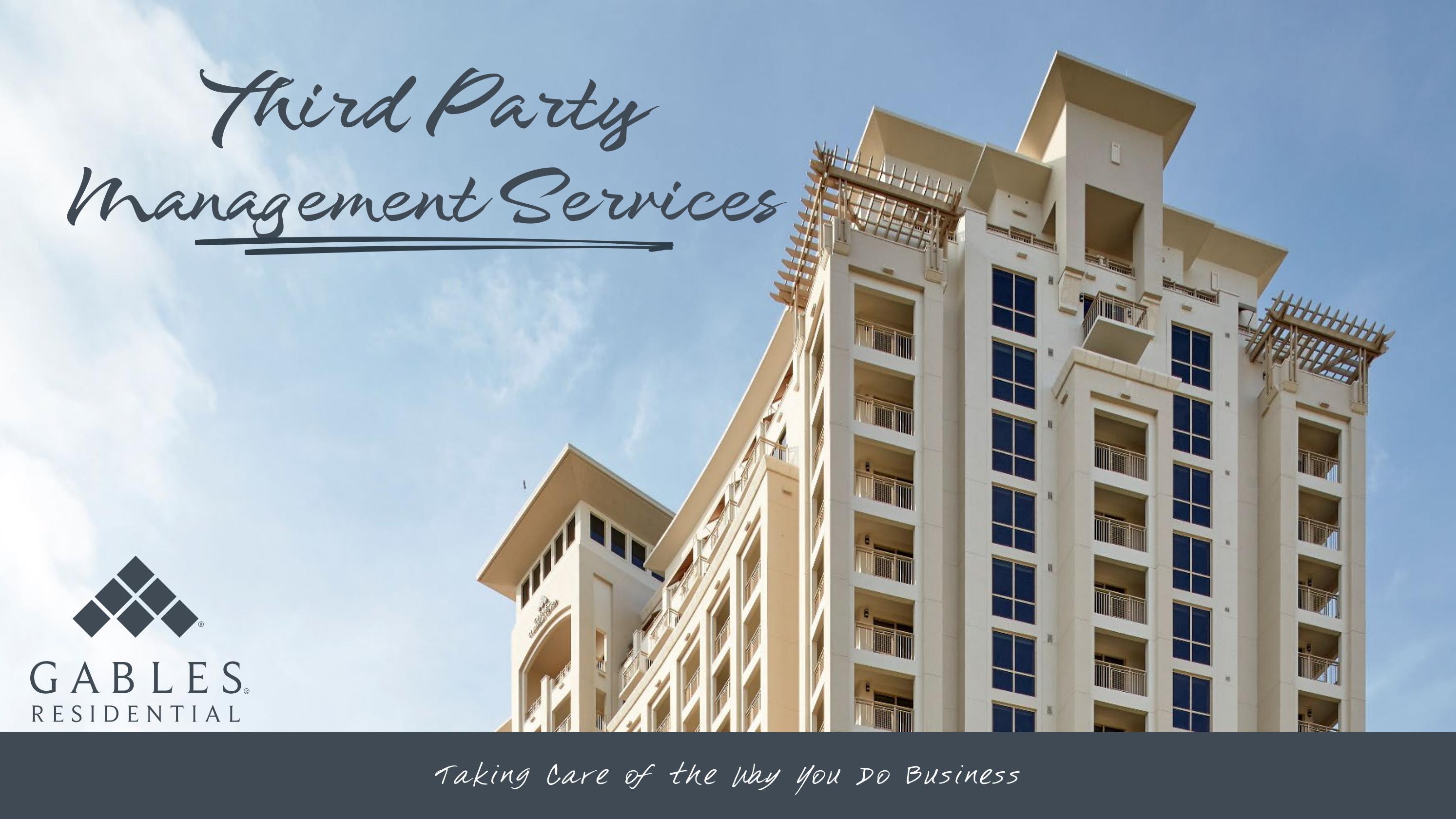 Gables Residential Third Party Management Brochure by Gables ...