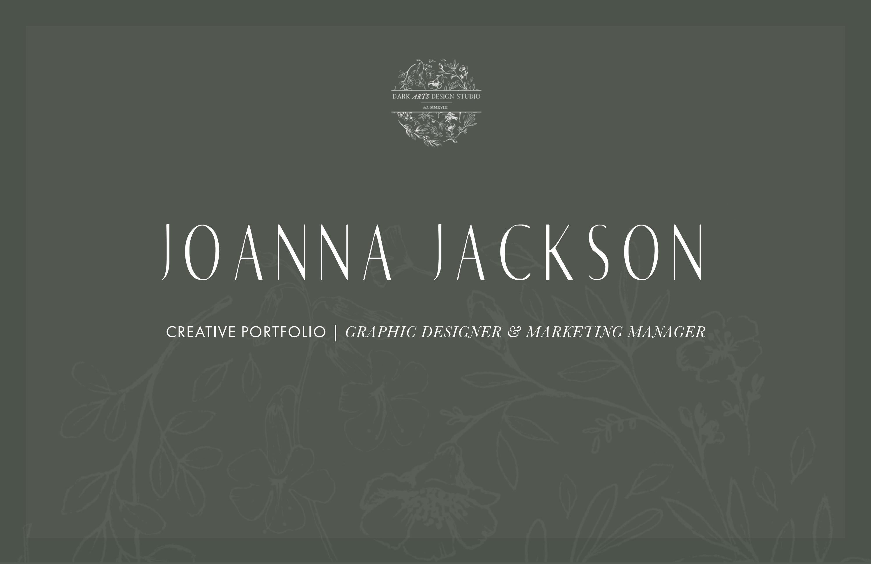 Joanna Jackson - Digital Portfolio by JoannaMDStudio - Issuu