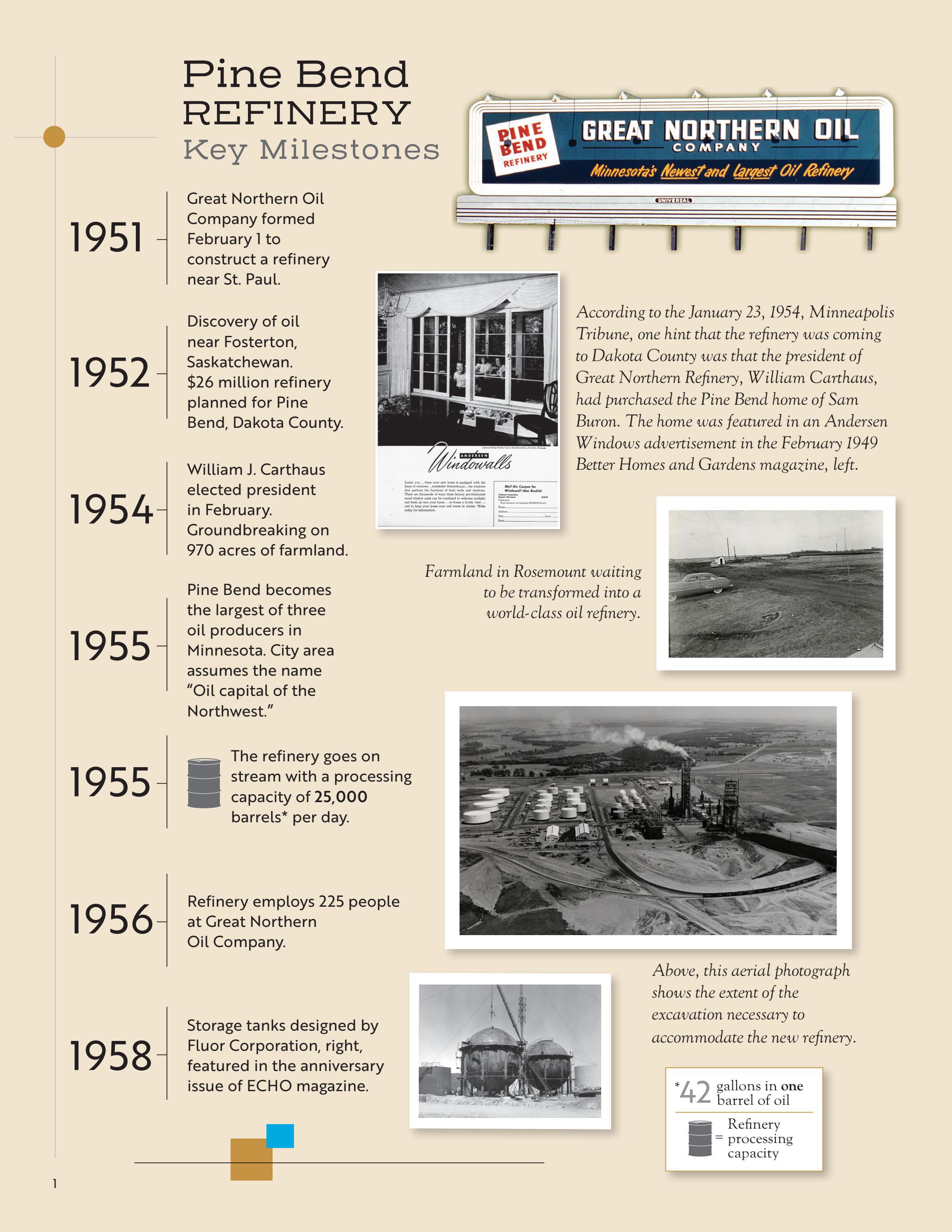 Pine Bend Refinery: Key Milestones by Flint Hills Resources - Issuu