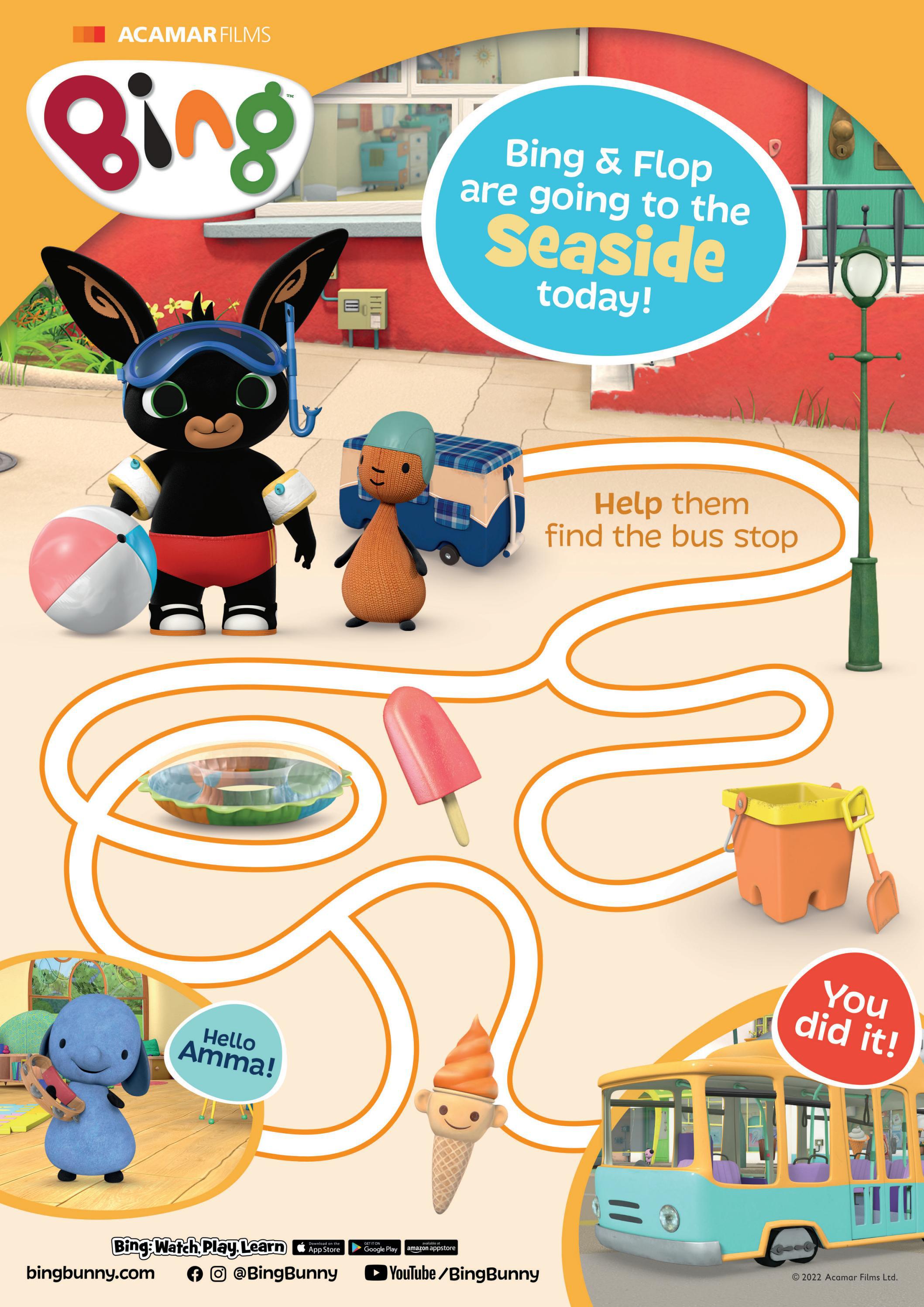 Bing's Bus Ride - Maze activity by harpercollinschildrens - Issuu