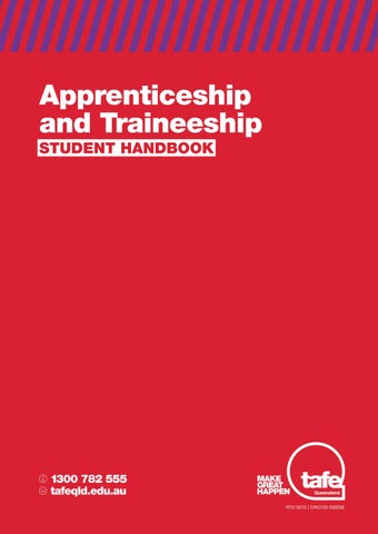 Apprenticeship and Traineeship Student Handbook - 2021 by tafeqldgc - Issuu
