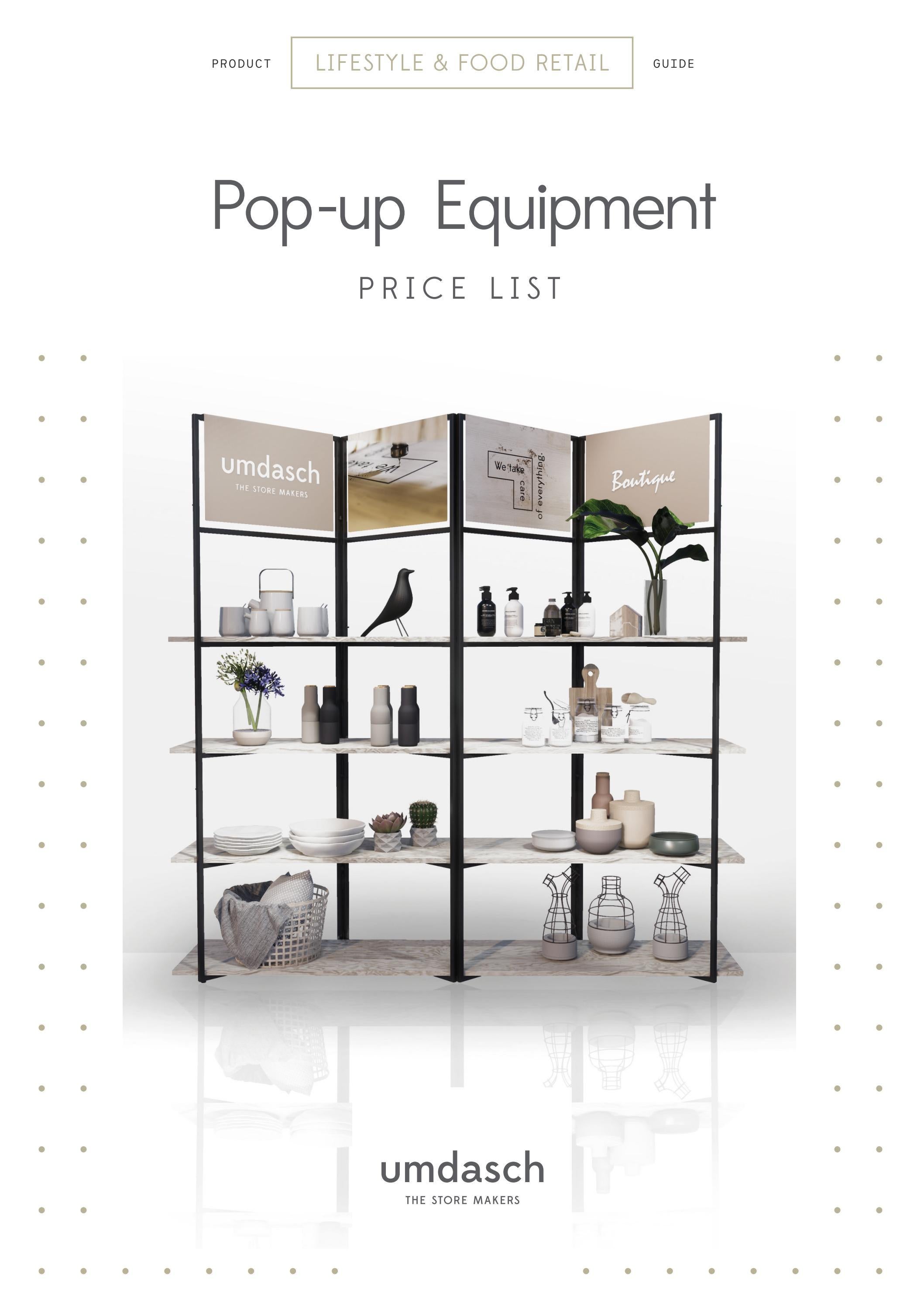 Pop-Up Equipment price list by Store Makers - Middle East - Issuu