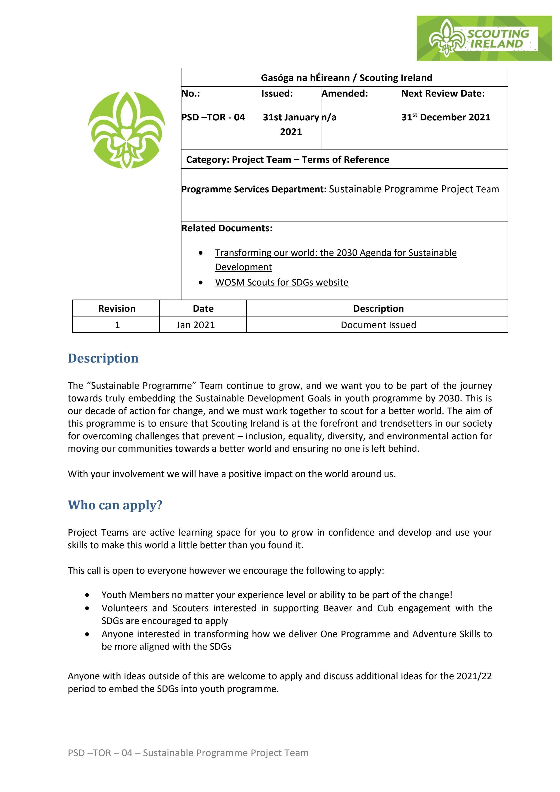 PSD-TOR-05---Sustainable-Programme-Project-Team---Terms-of-Reference by ...