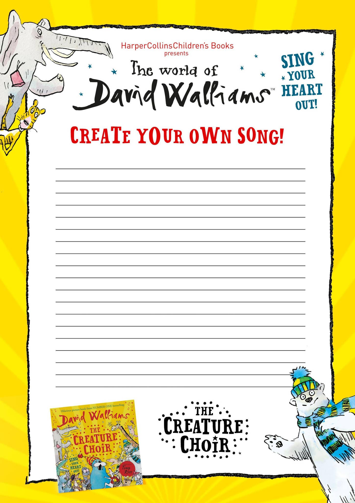 The Creature Choir- Create Your Own Song! by harpercollinschildrens - Issuu