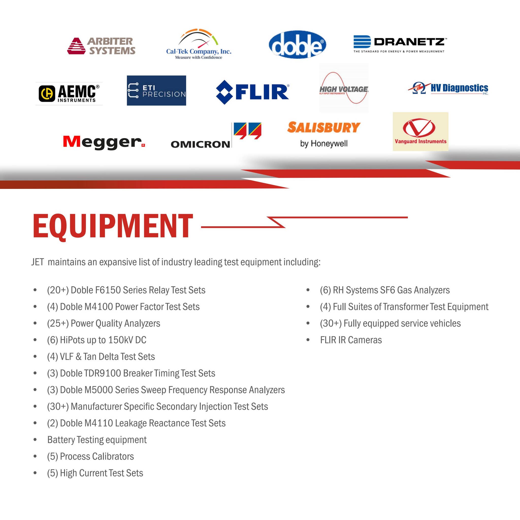 JET Electrical Testing Brochure by jingoli - Issuu