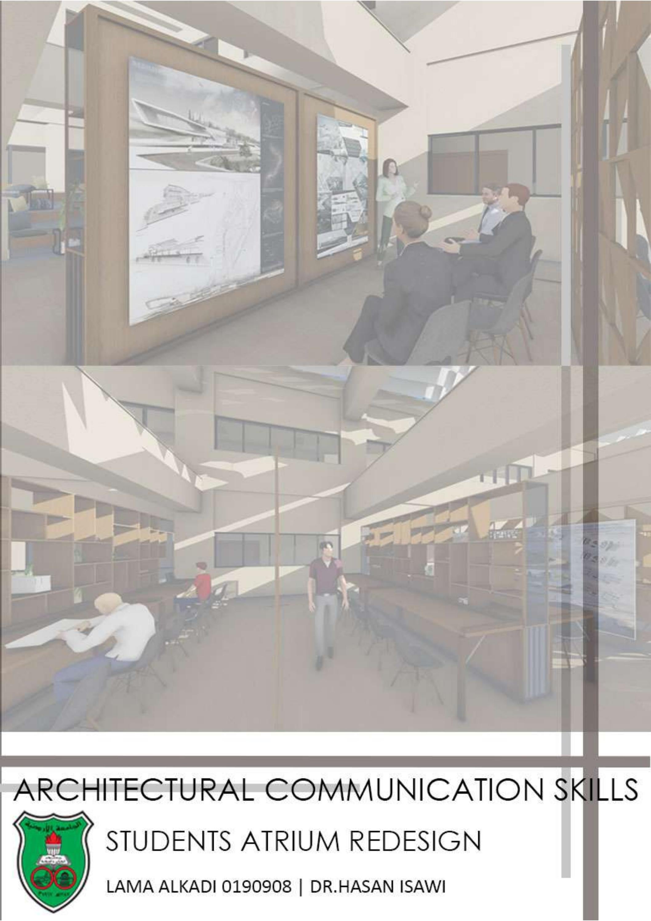 Architectural Communication Skills | Atrium Redesign by Lama ALkadi - Issuu