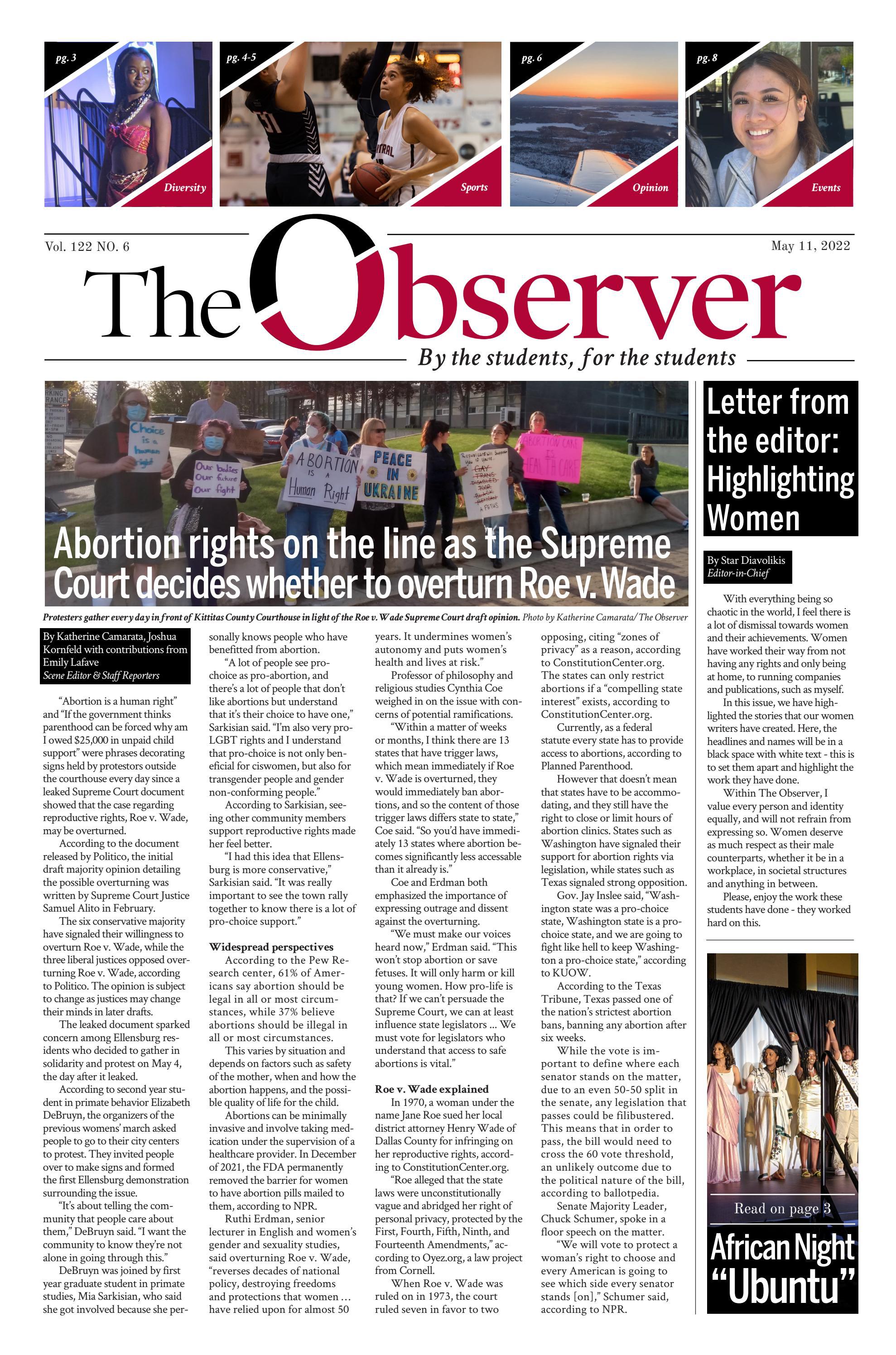 The Observer, Spring 2022 - Issue 6 by CWU Observer - Issuu