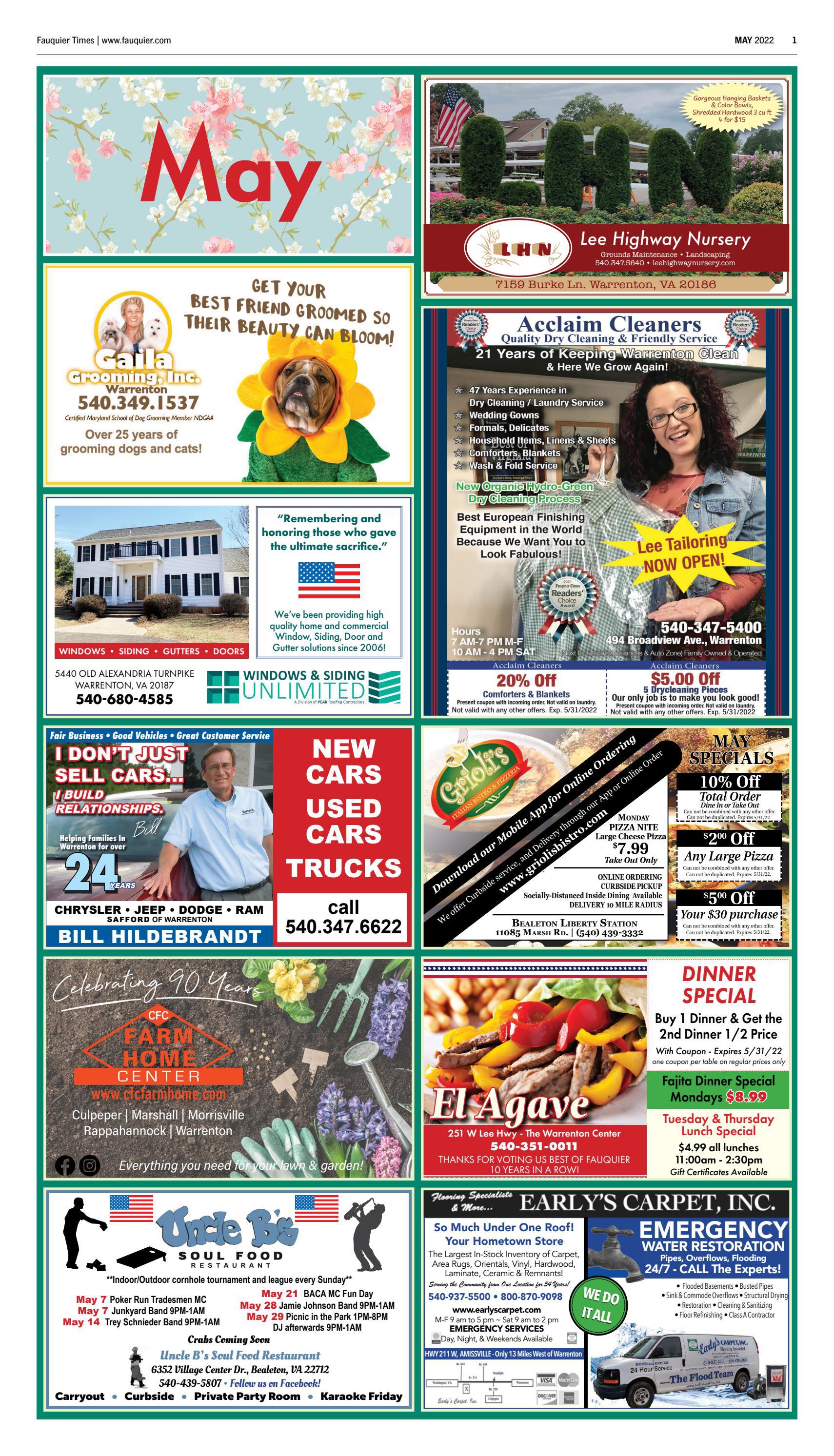 May Wrapper 2022 By Fauquier Times 52 Issues Prince William Times 