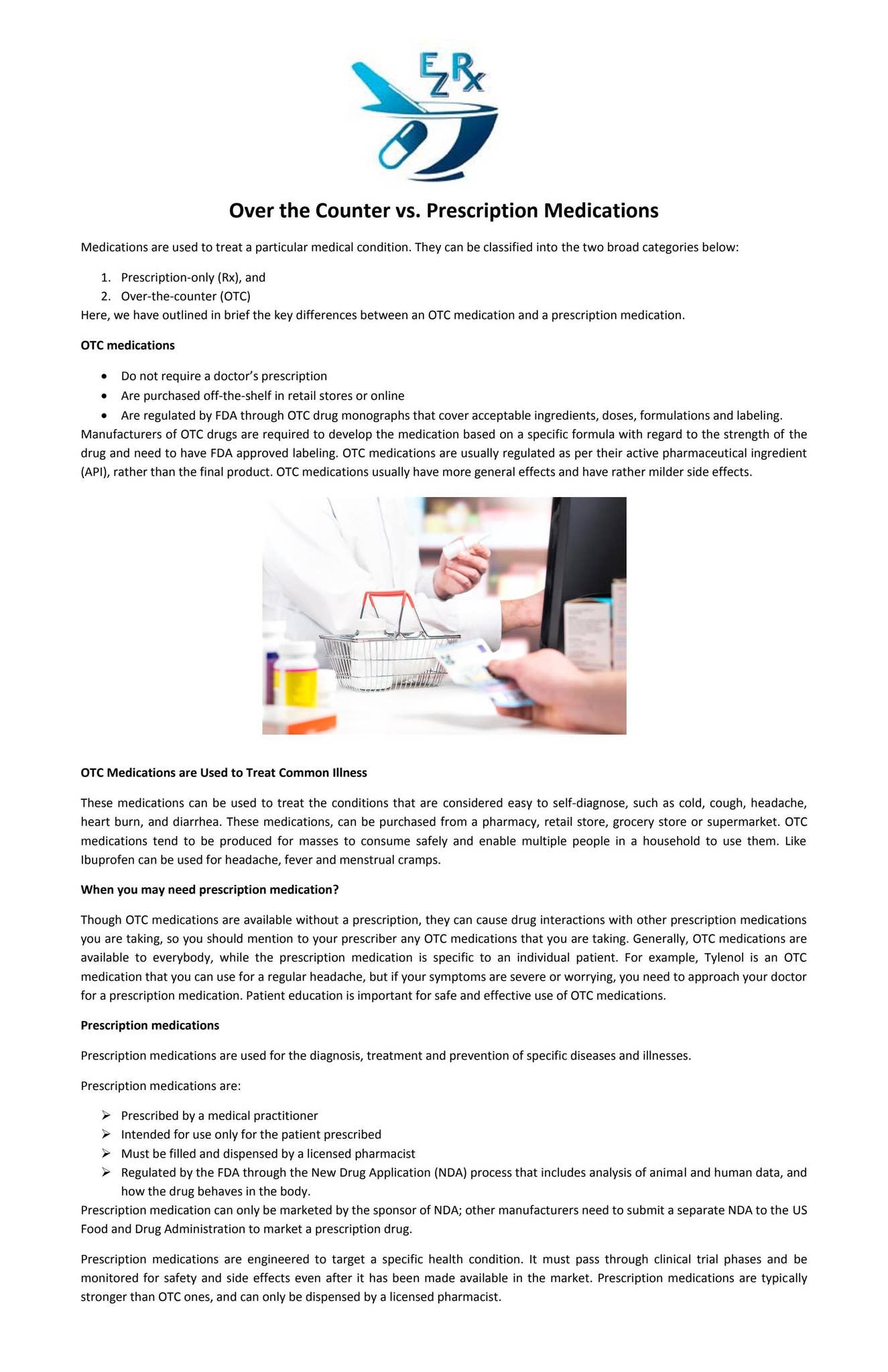 Over the Counter vs. Prescription Medications by ezrxdrugcard - Issuu