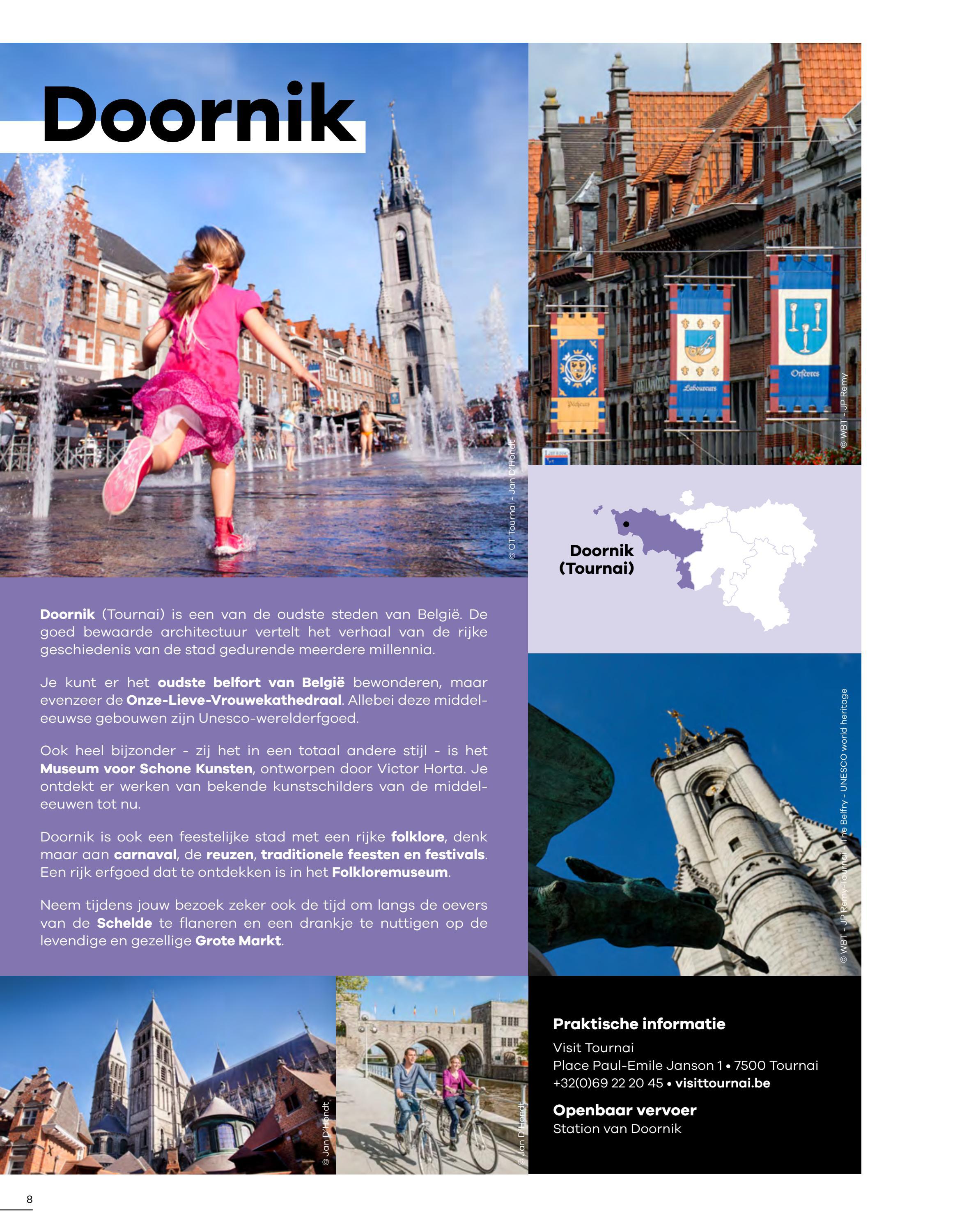 Doornik by VISITWallonia - Wallonië België Toerisme - Issuu