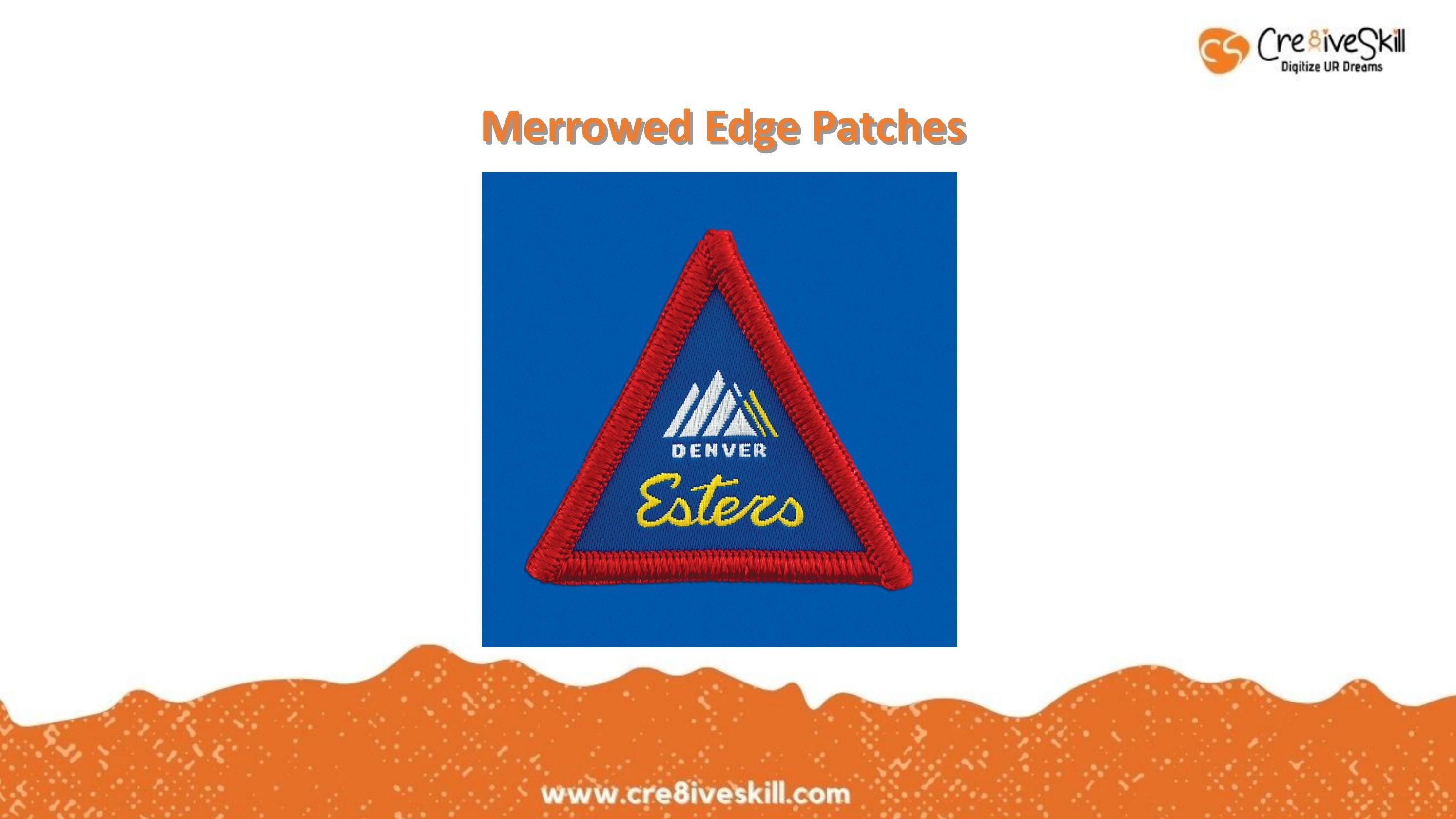 The Best Quality And Affordable Merrowed Edge Patches Here By ...