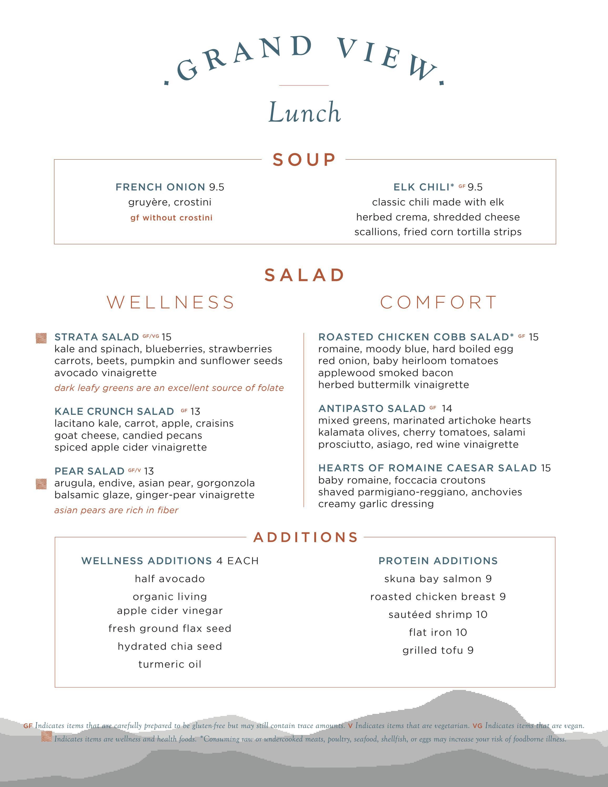 Grand View Lunch Menu Spring 2022 v1 by gardenofthegodsresortandclub ...