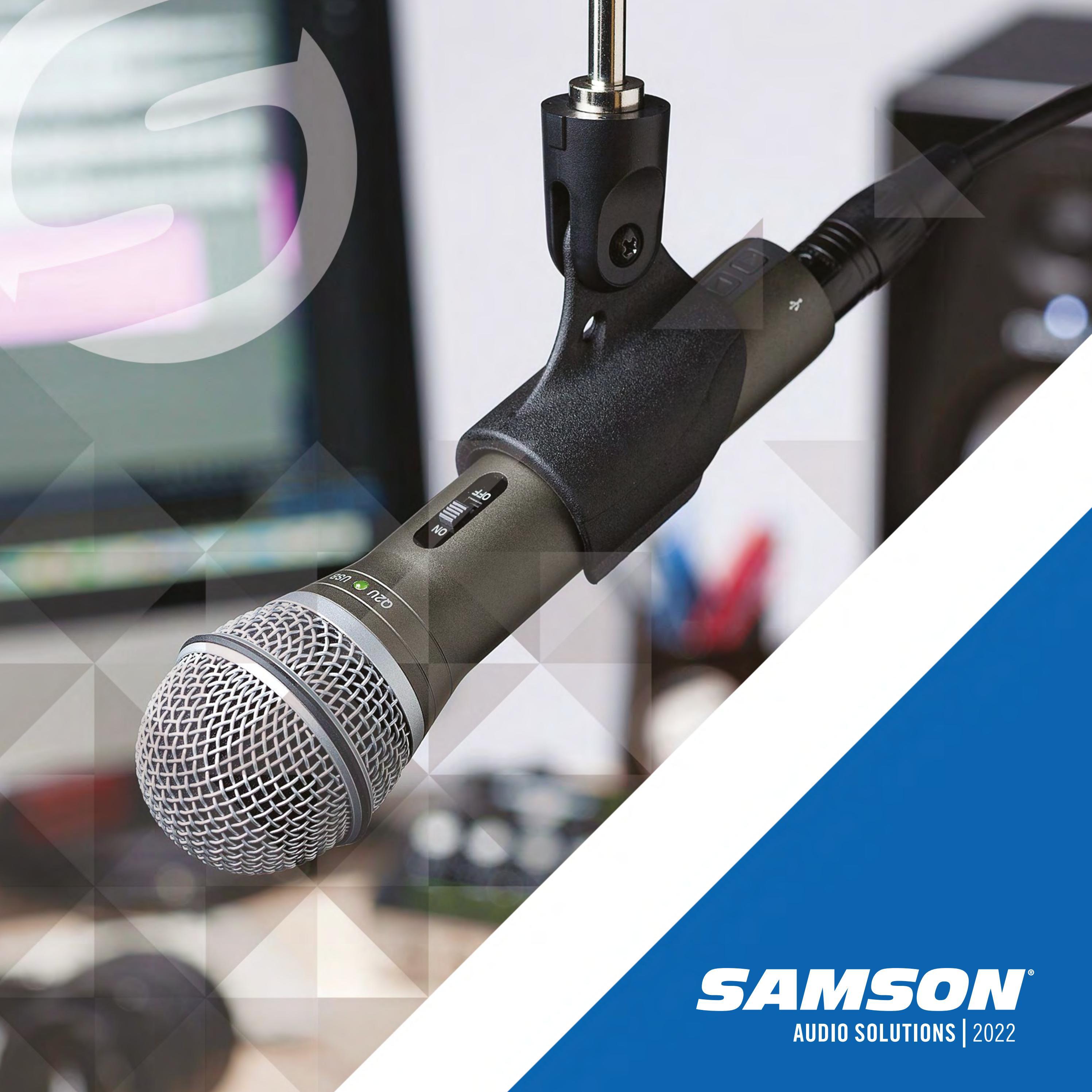 Mini Guia de Produtos Samson | Musical Express by Musical Express - Issuu