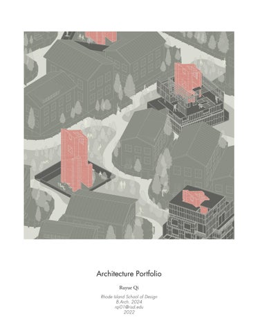 Architectural Portfolio 2022 By Ruyueqi Issuu