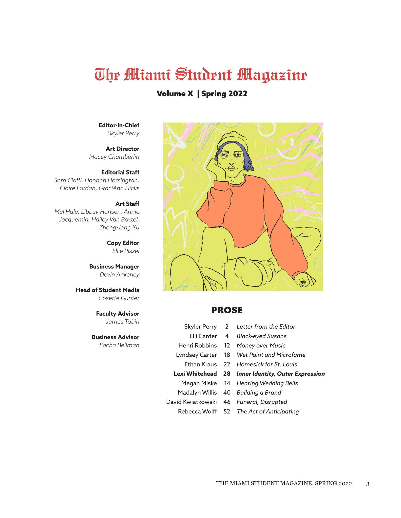 The Miami Student Magazine | Spring 2022 by The Miami Student - Issuu