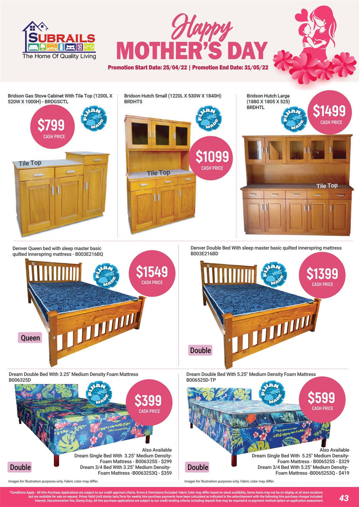 Happy Mothers Day Catalogue 2022 by Subrails Furniture Centre - Issuu
