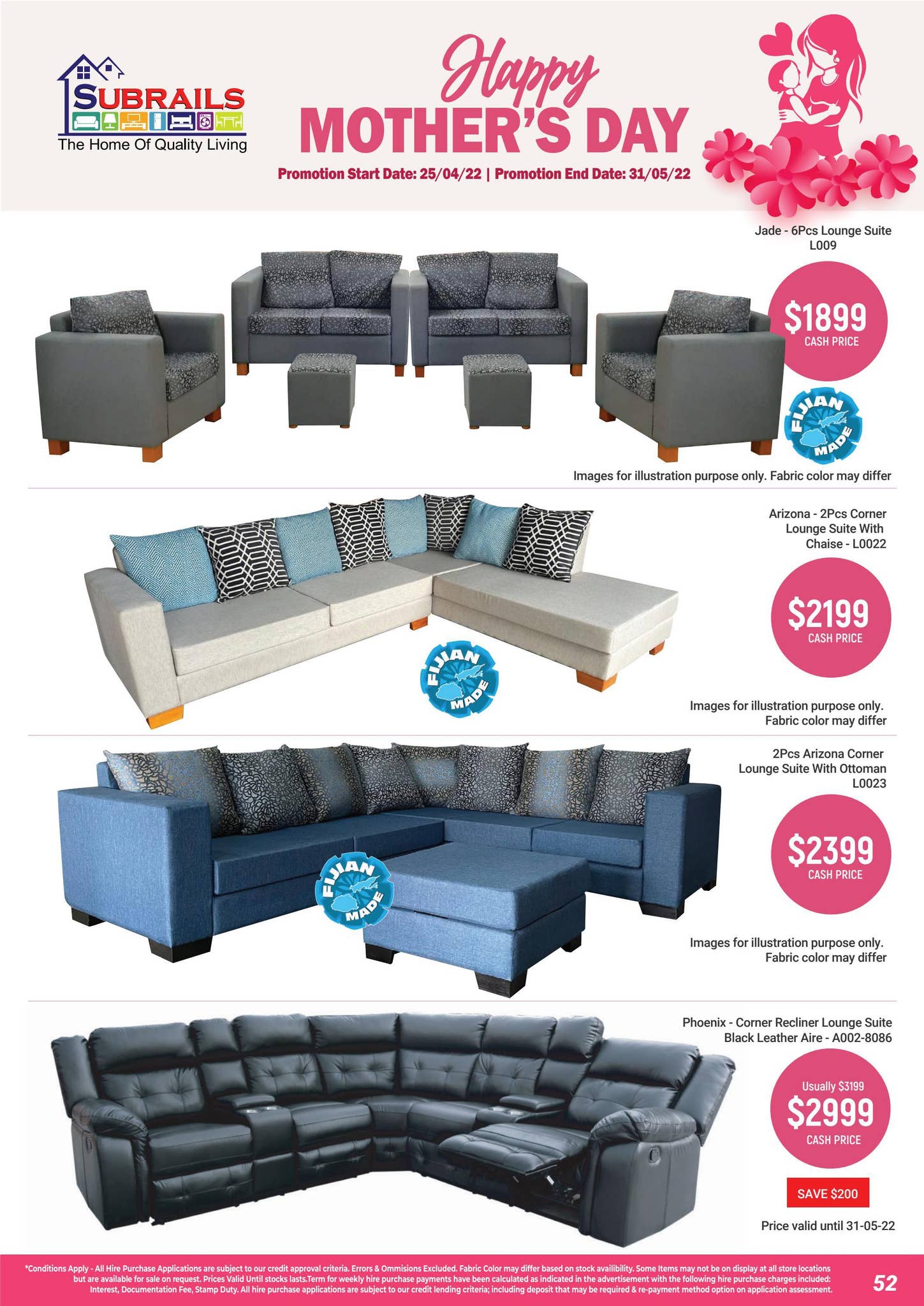 Happy Mothers Day Catalogue 2022 by Subrails Furniture Centre - Issuu