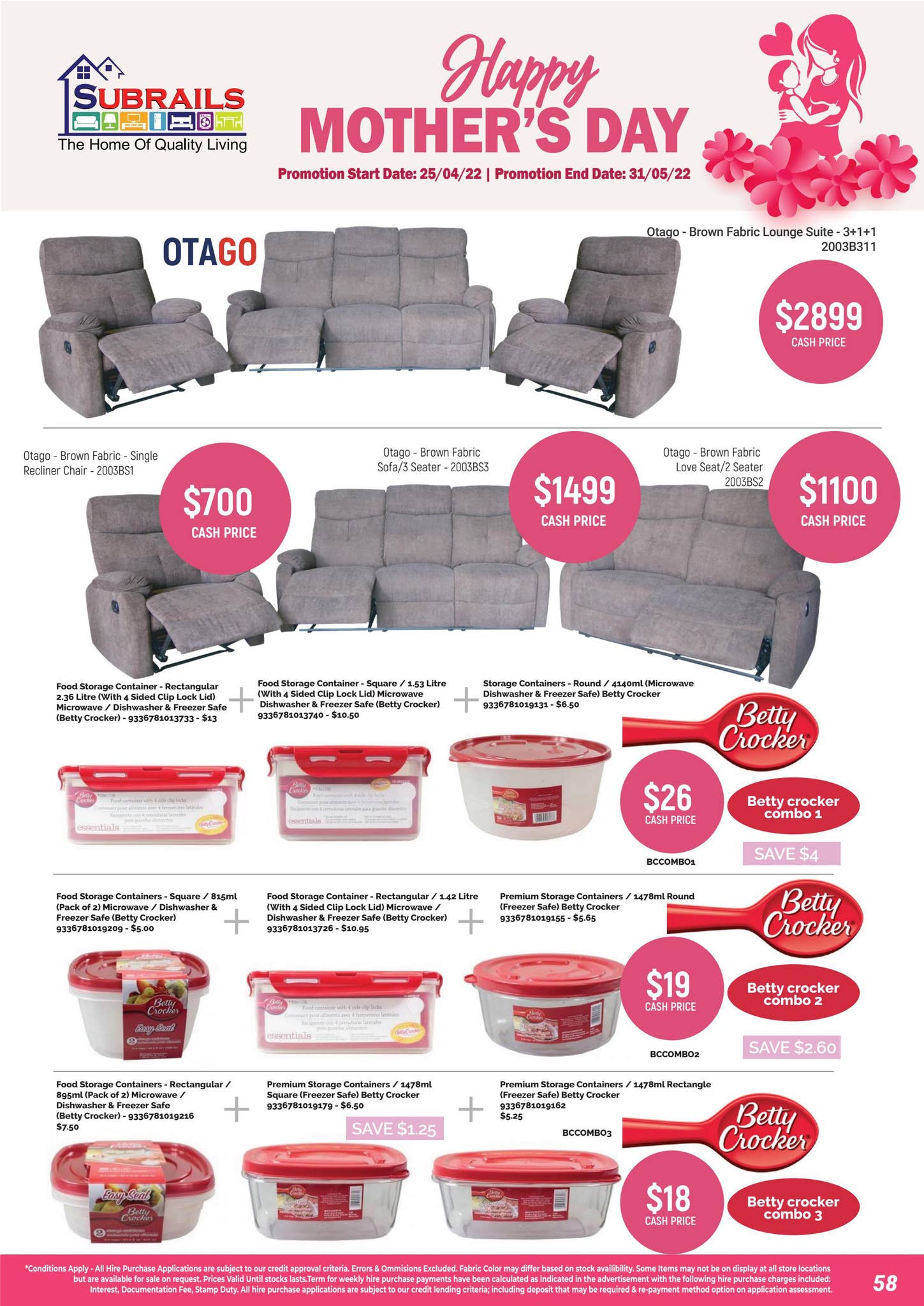 Happy Mothers Day Catalogue 2022 by Subrails Furniture Centre - Issuu