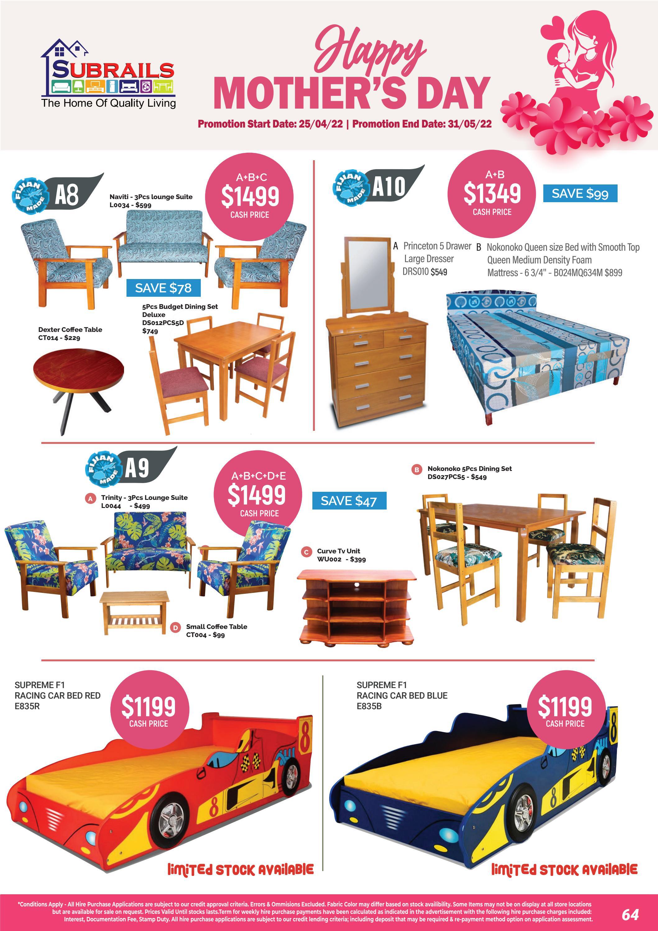 Happy Mothers Day Catalogue 2022 by Subrails Furniture Centre - Issuu