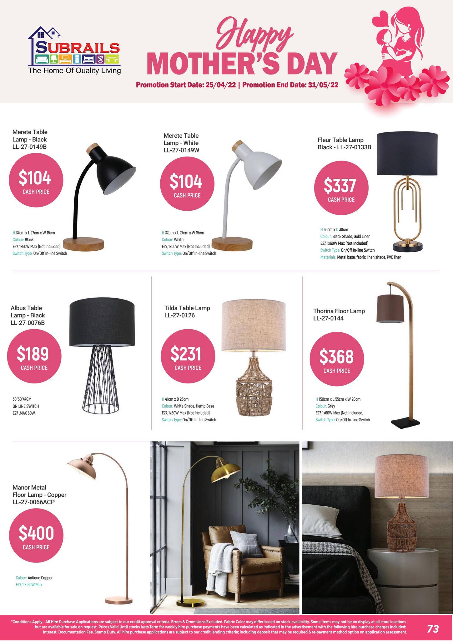 Happy Mothers Day Catalogue 2022 by Subrails Furniture Centre - Issuu