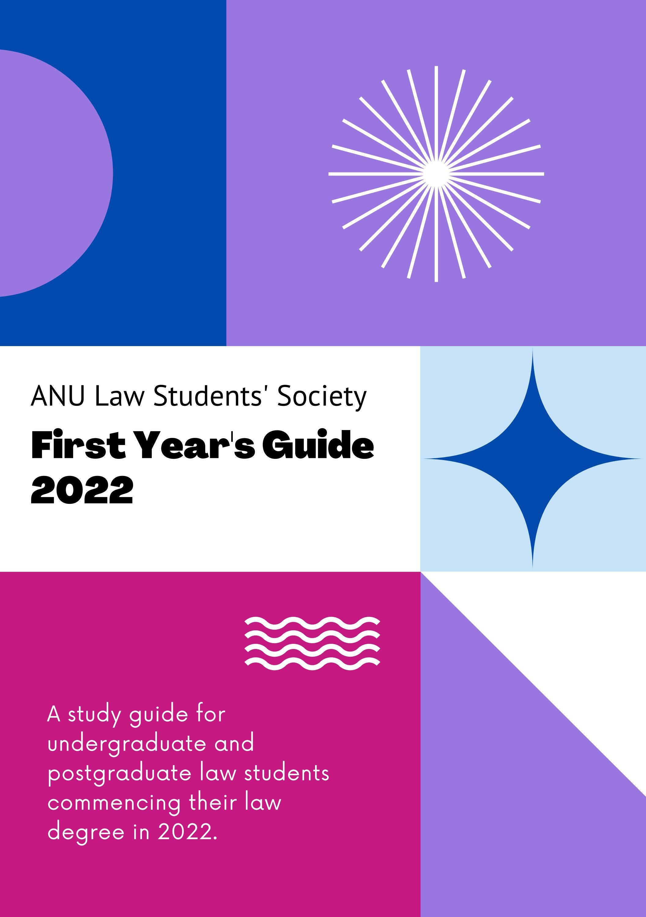 2022 First Year Guide by ANU Law Students' Society - Issuu