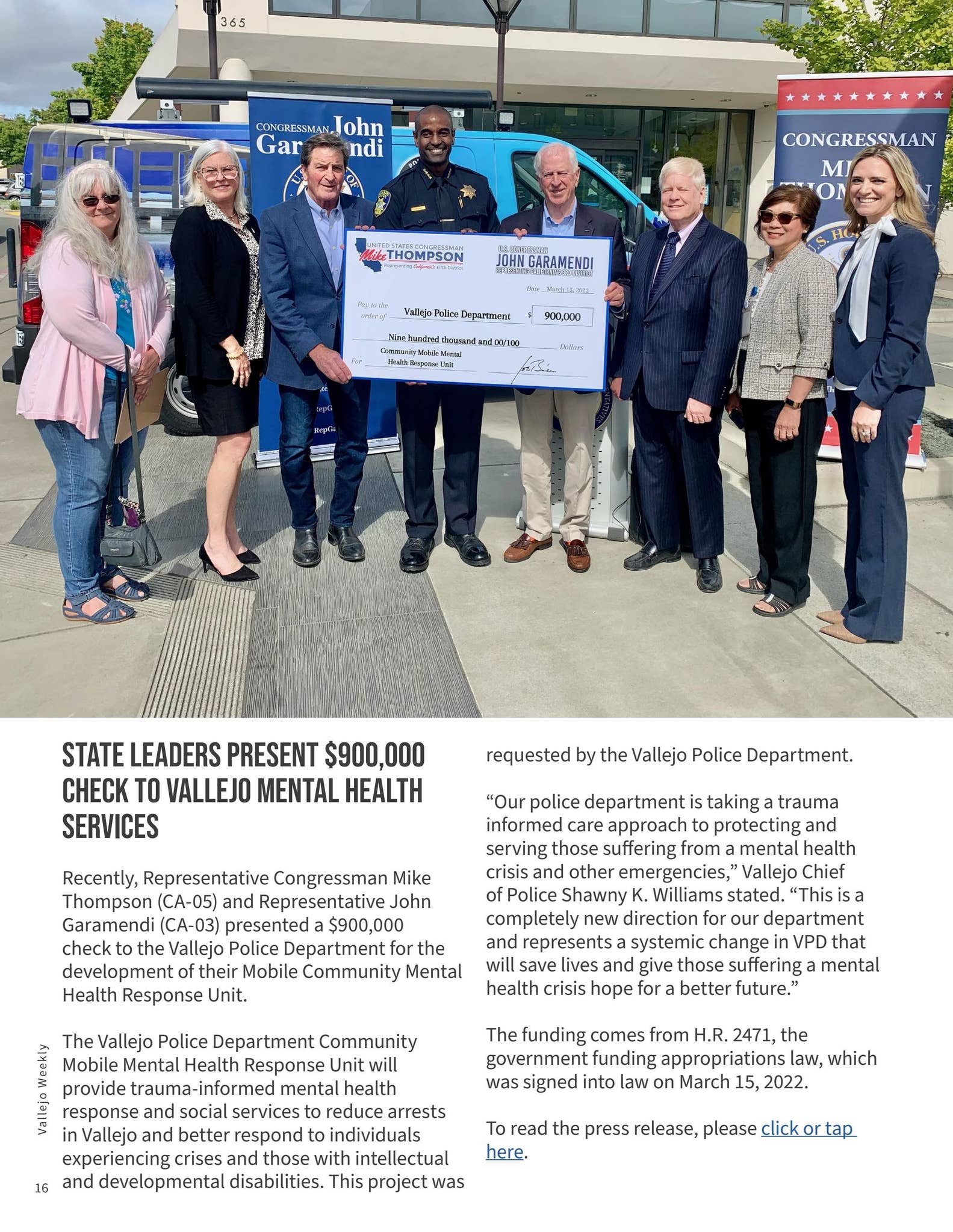 Vallejo Weekly | Vol 10 | Issue 19 by cityofvallejo - Issuu