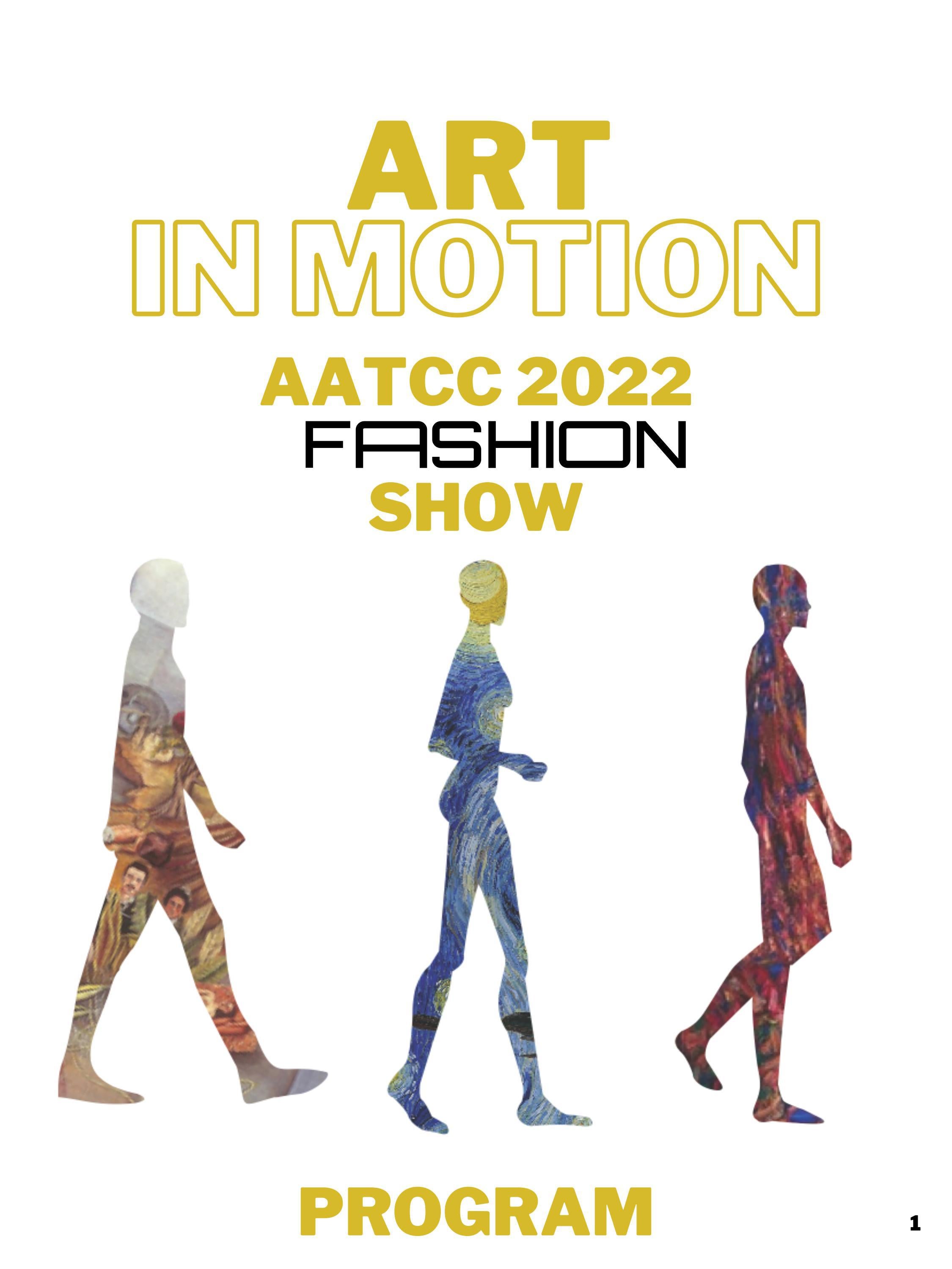 AATCC Spring 2022 Fashion Show Program by Caitlin Ann Vanderberg - Issuu