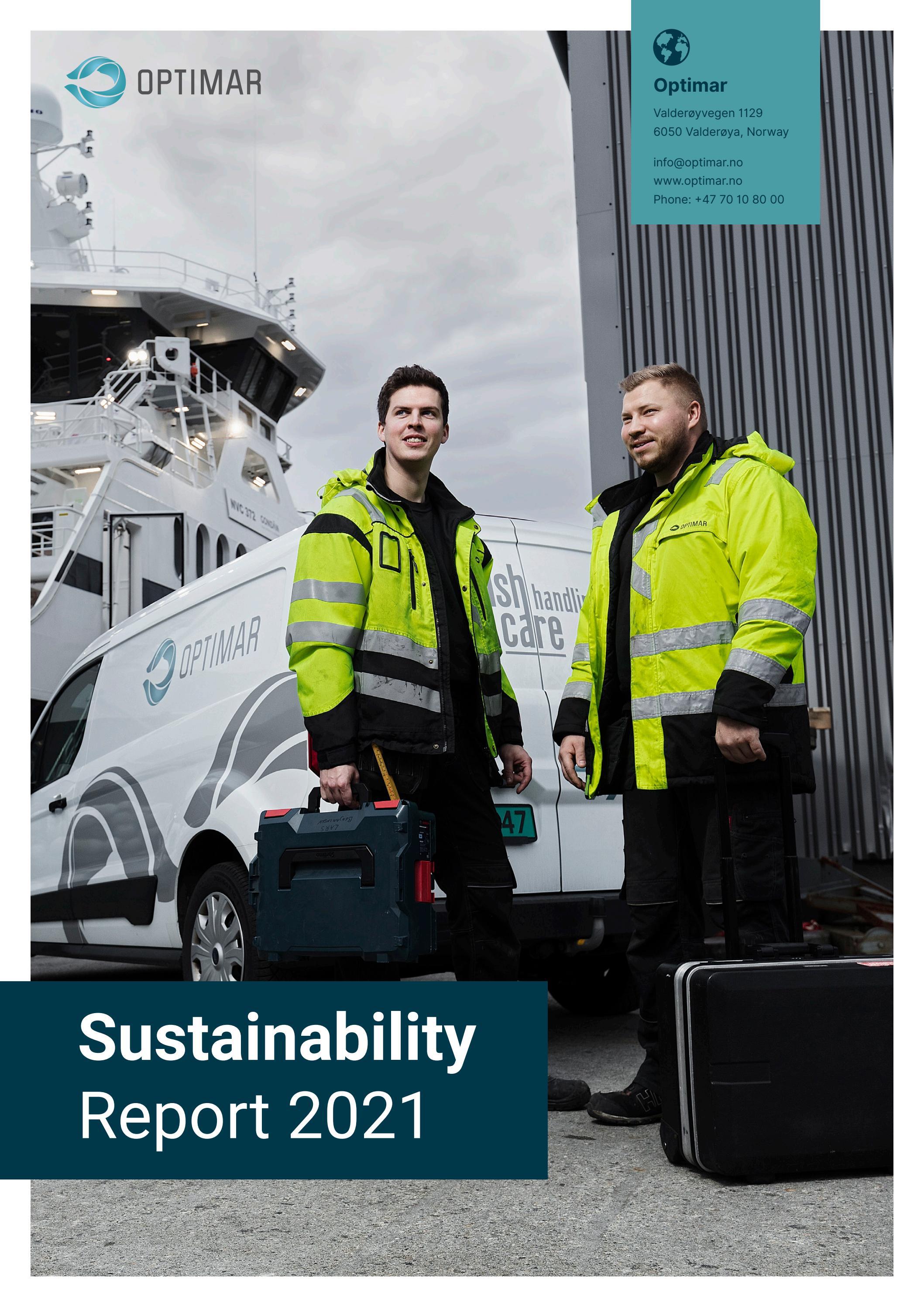 Optimar Sustainability Report 2021 by Optimar - Issuu