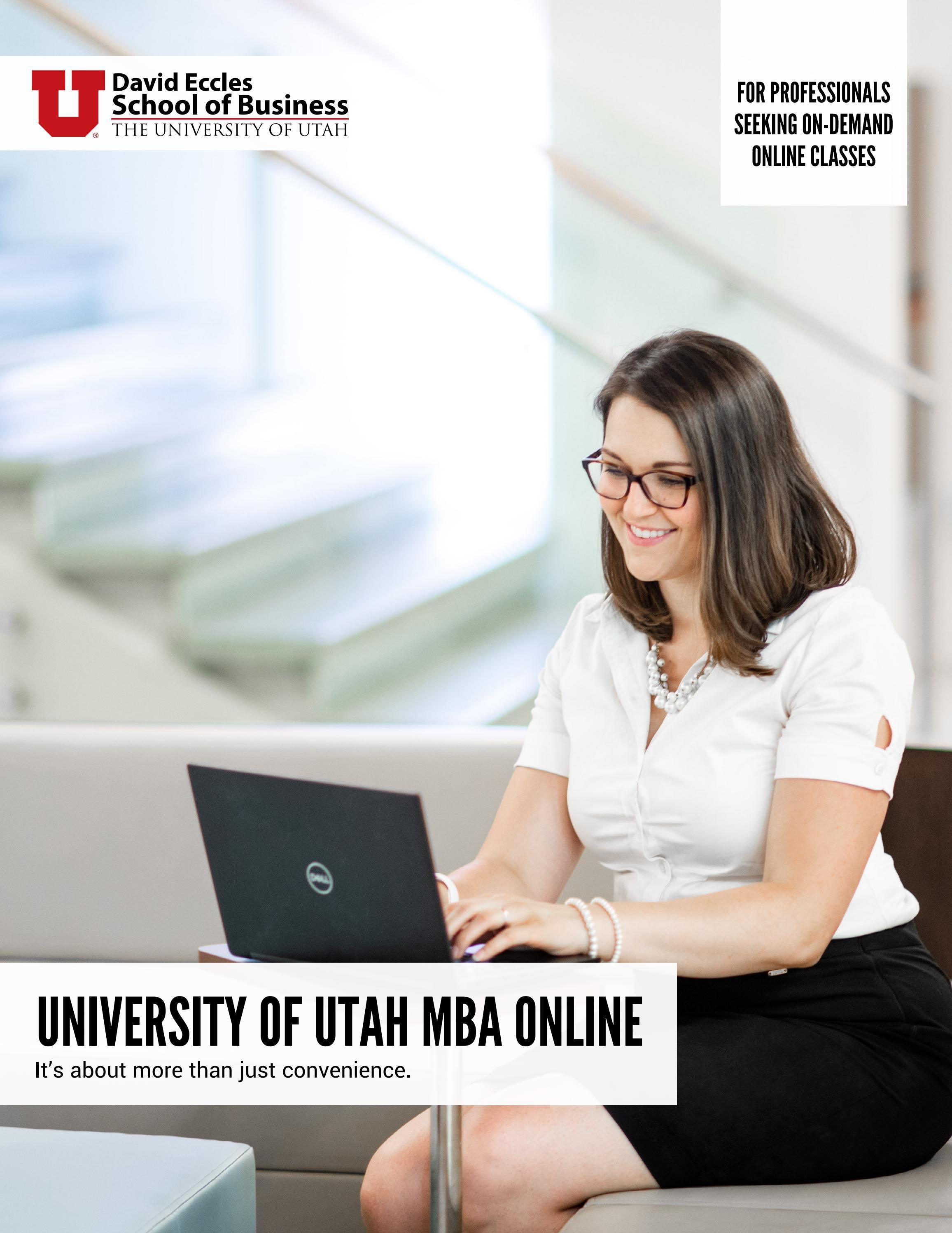 University of Utah MBA Online by University of Utah's MBA Programs and ...