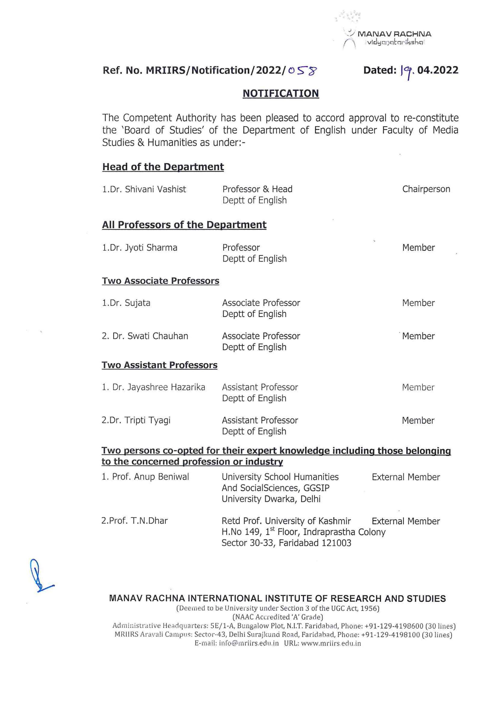 bos-english by Manav Rachn University - Issuu