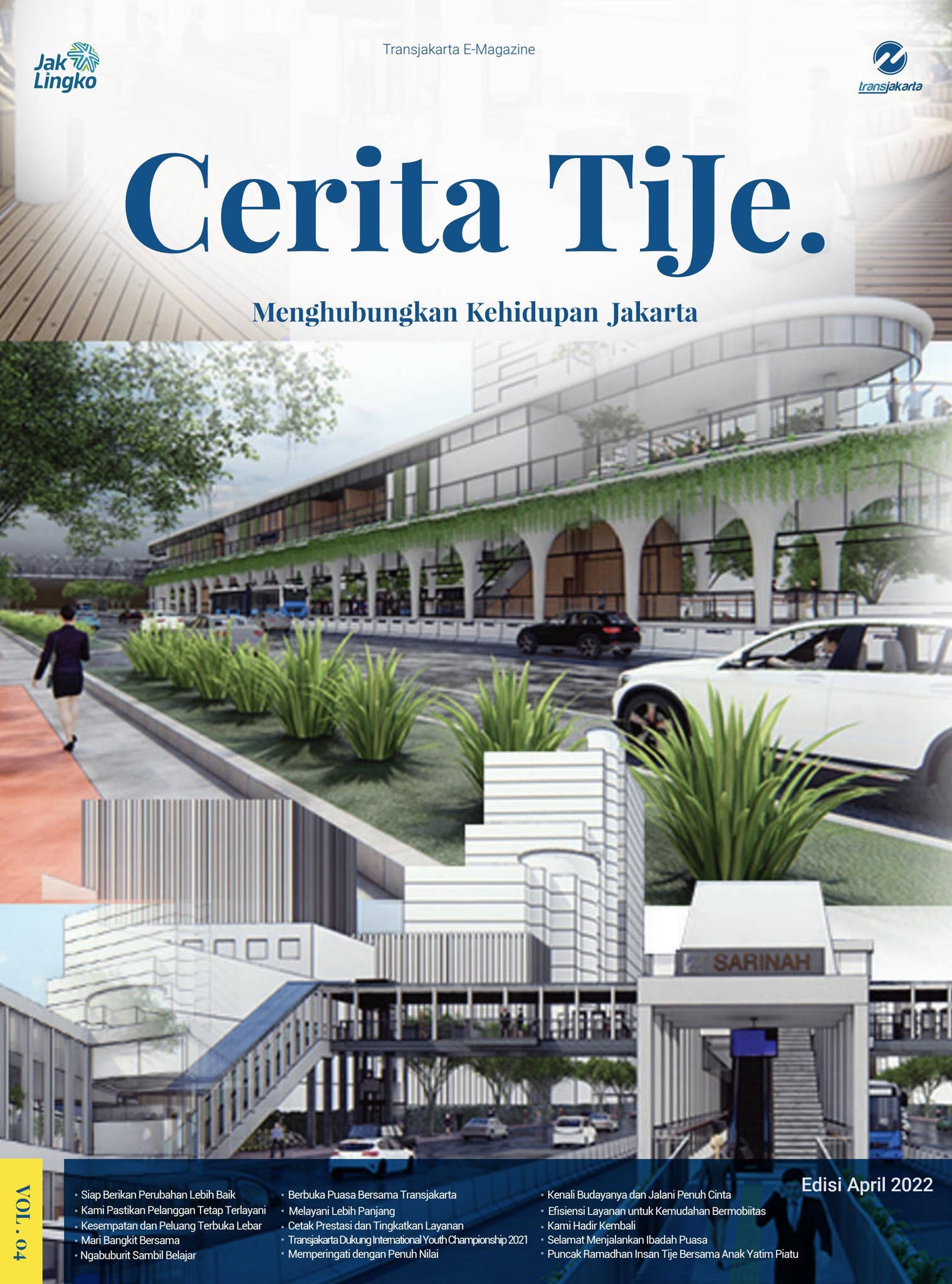 Newsletter Vol 4 Edisi April 2022 By Pt Transportasi Jakarta Issuu