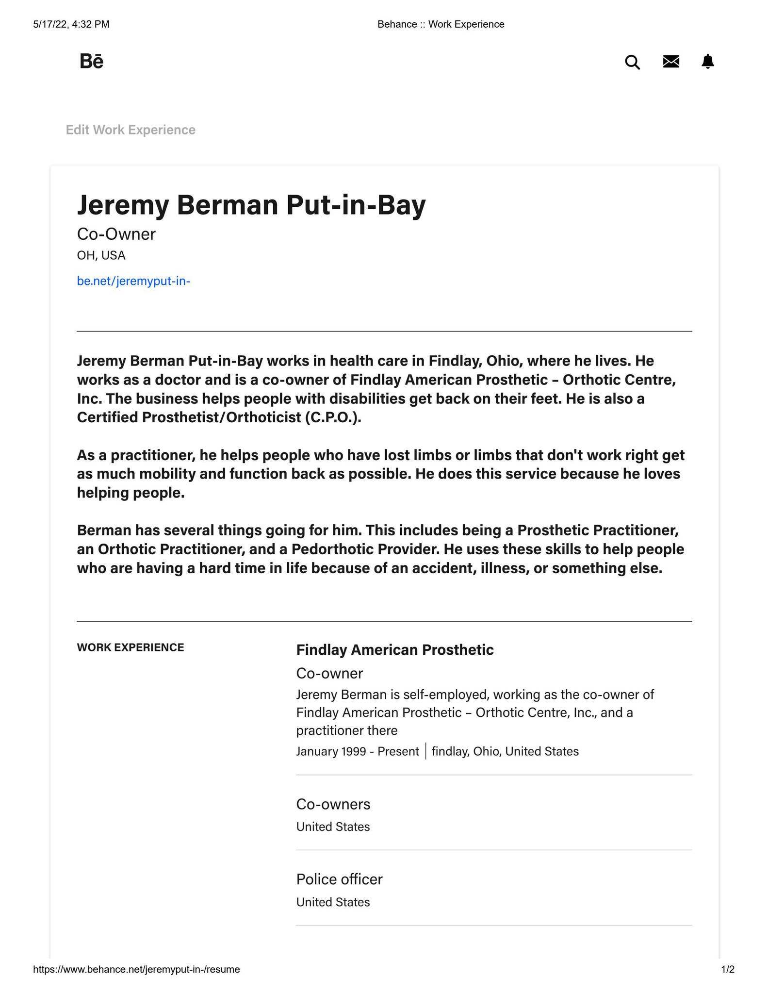 Jeremy Berman Put-in-Bay Biography by Jeremy Berman Put-in-Bay - Issuu