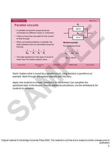 Cambridge Nationals - Engineering Programmable Systems Teacher's ...