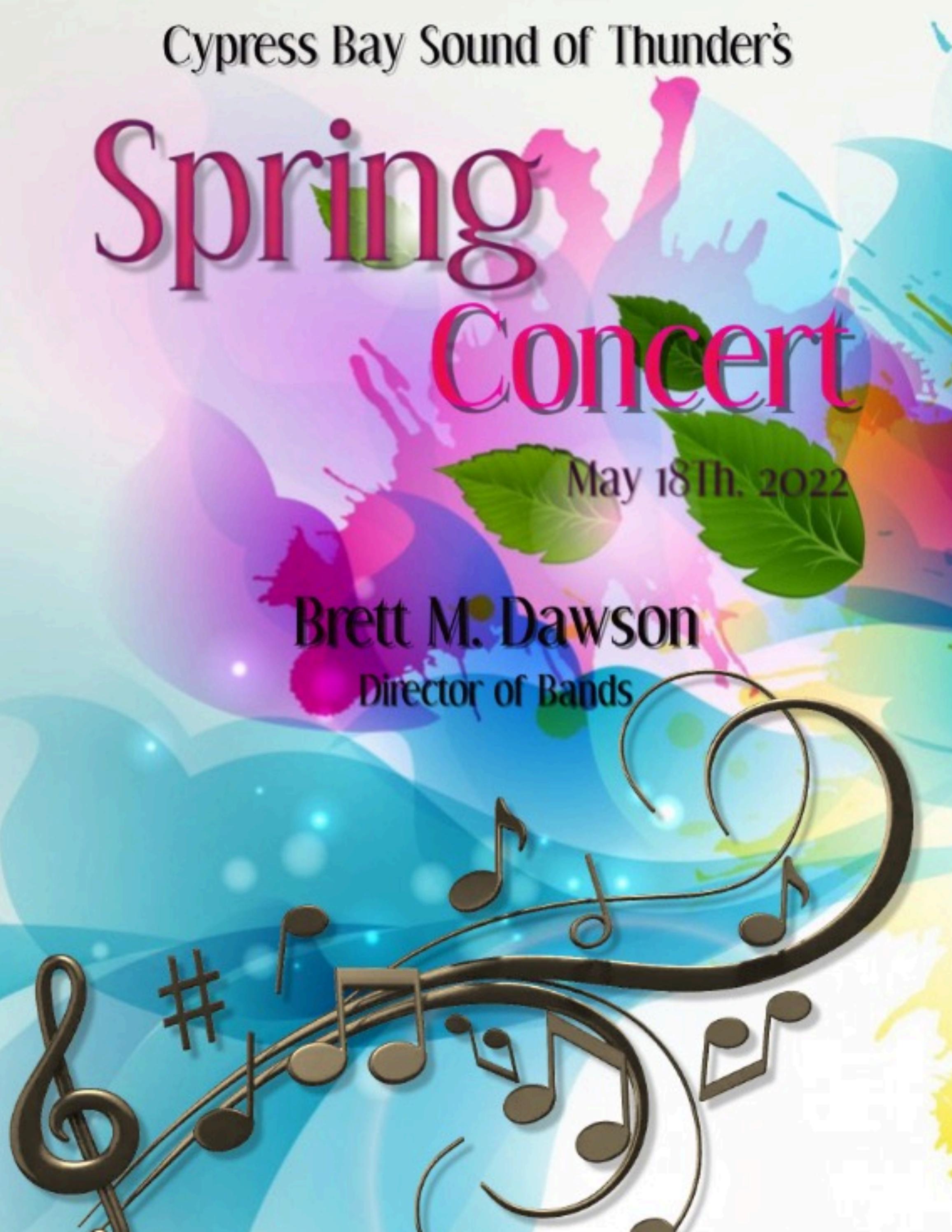 2022 Spring Band Concert by cypressbayhs - Issuu