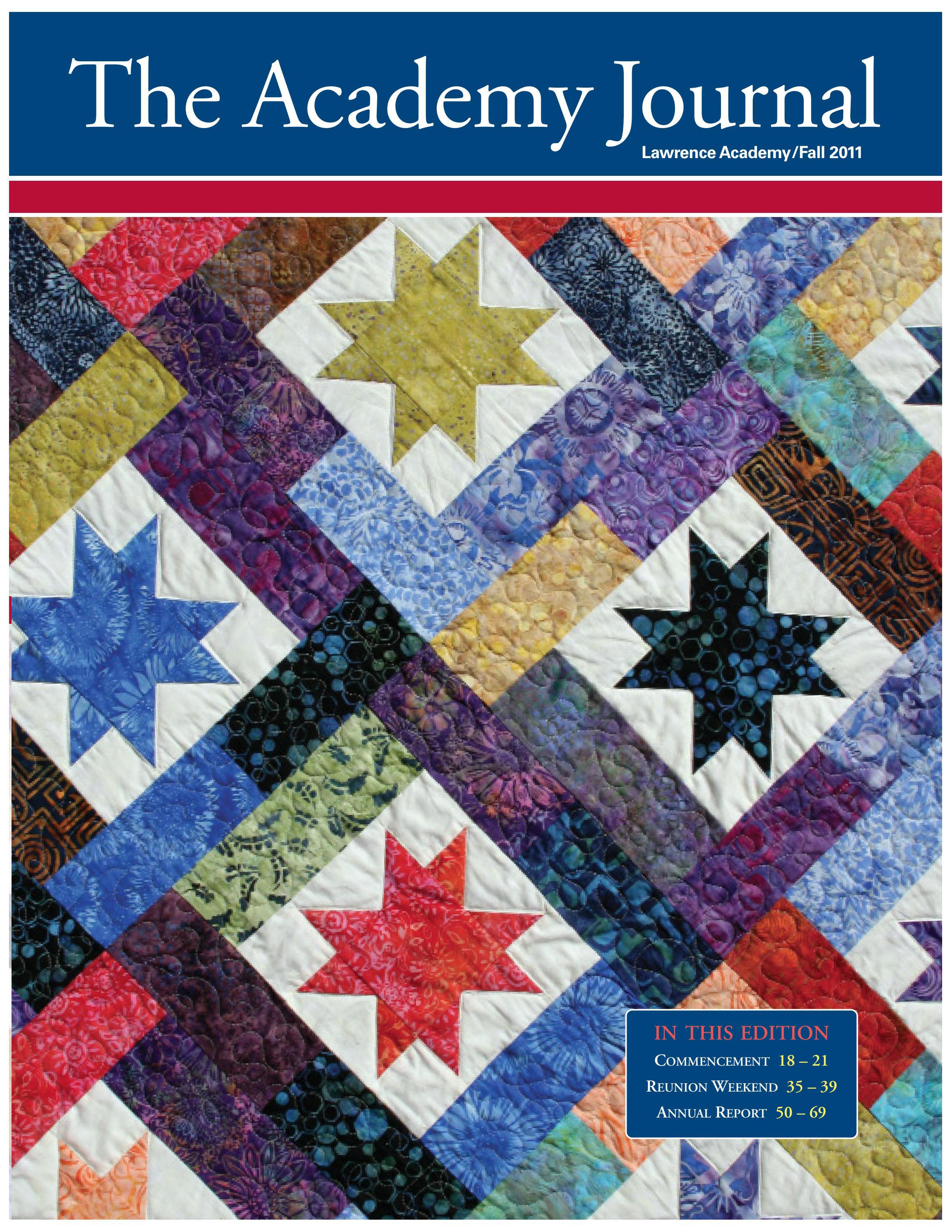 Academy Journal, Fall 2011 by Lawrence Academy - Issuu