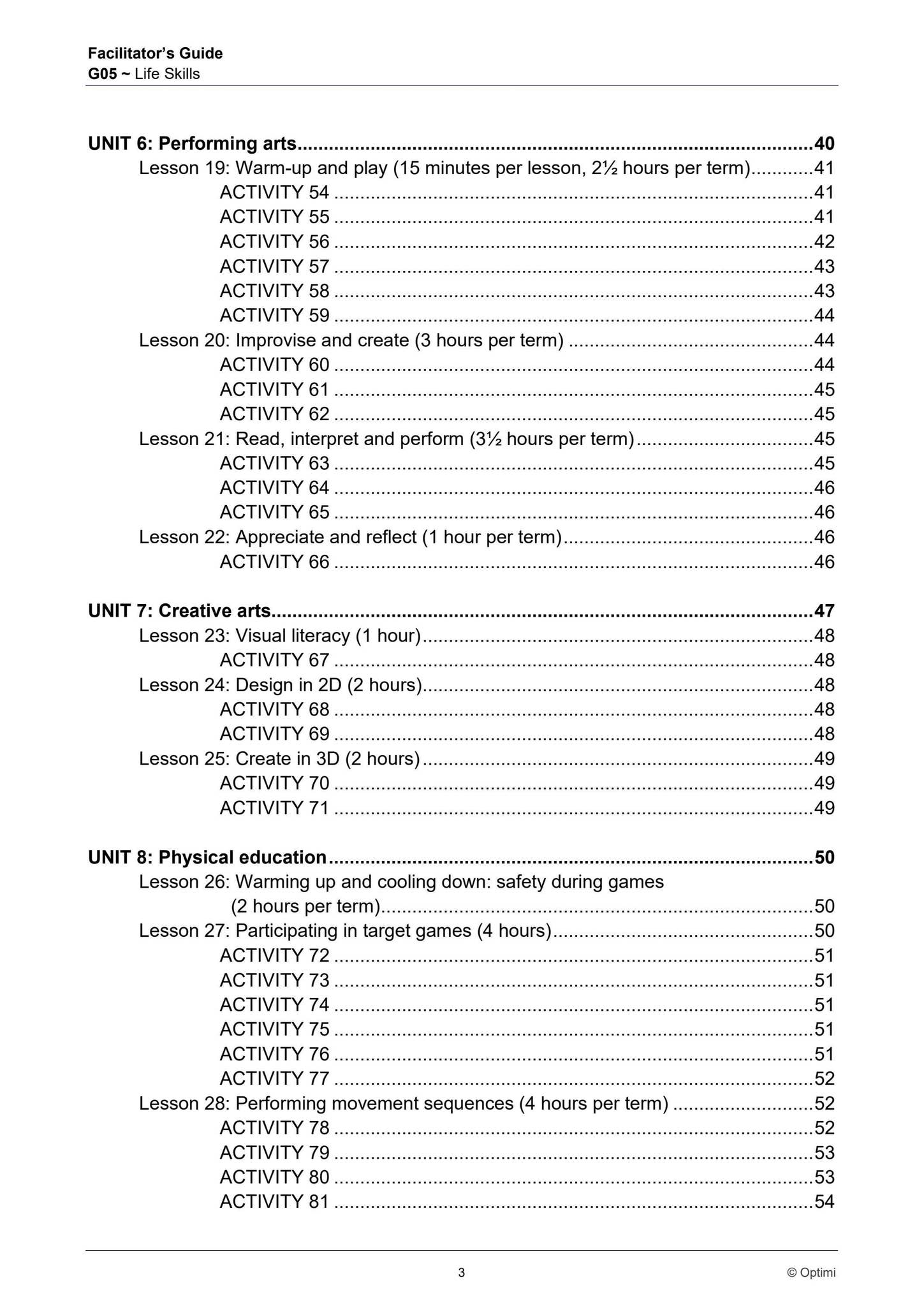 Intermediate Phase Grade 5 Facilitator's Guide Life Skills by Impaq - Issuu