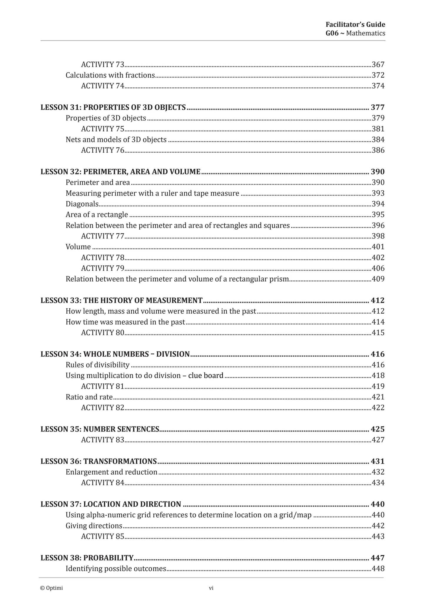Intermediate Phase Grade 6 Facilitator's Guide Mathematics by Impaq - Issuu