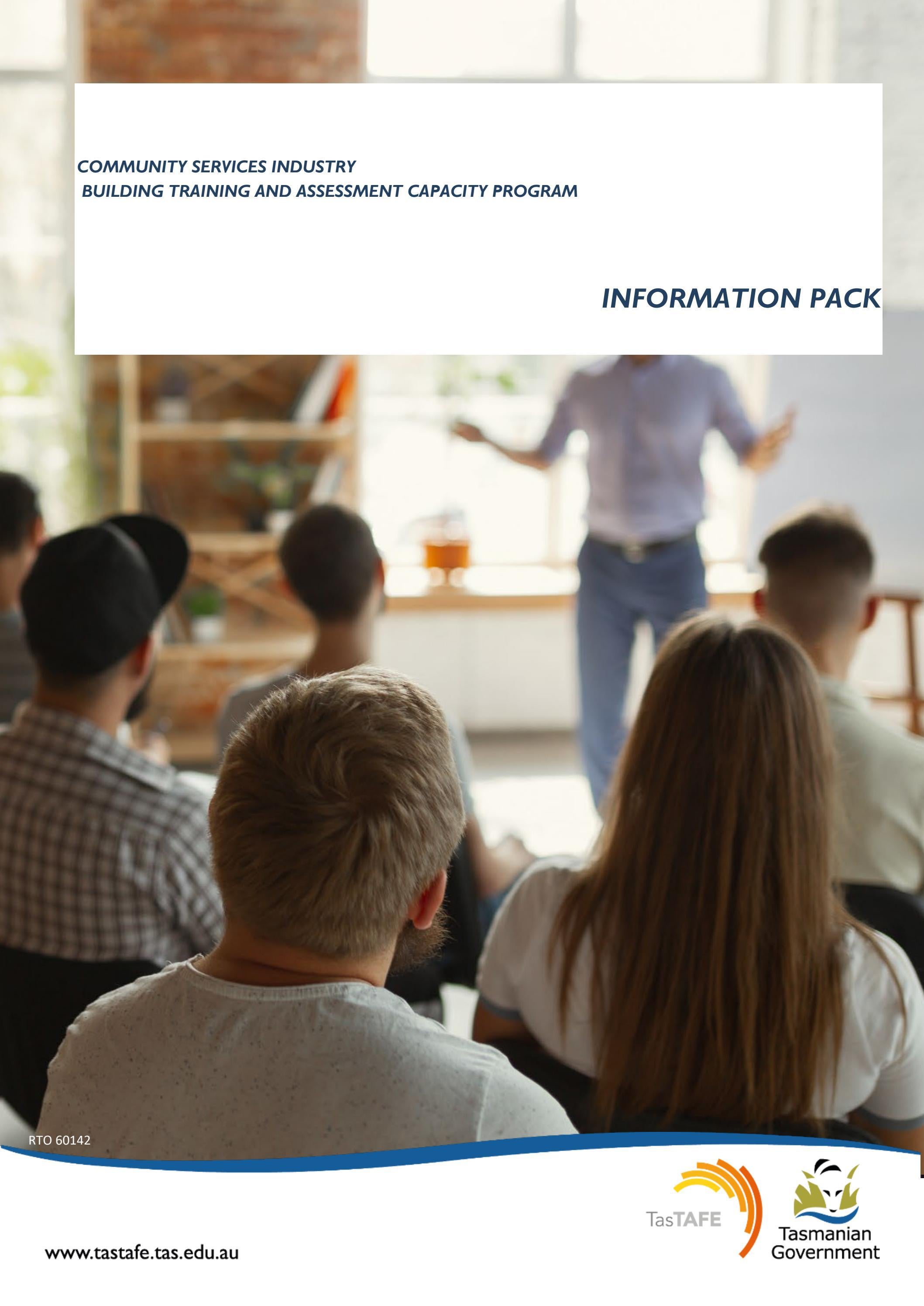 Training and Assessment Information Pack by Tasmanian Council of Social ...