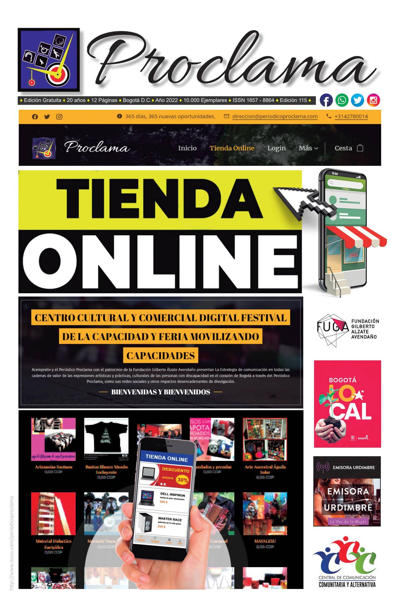 PROCLAMA 115 by PERIÓDICO PROCLAMA - Issuu